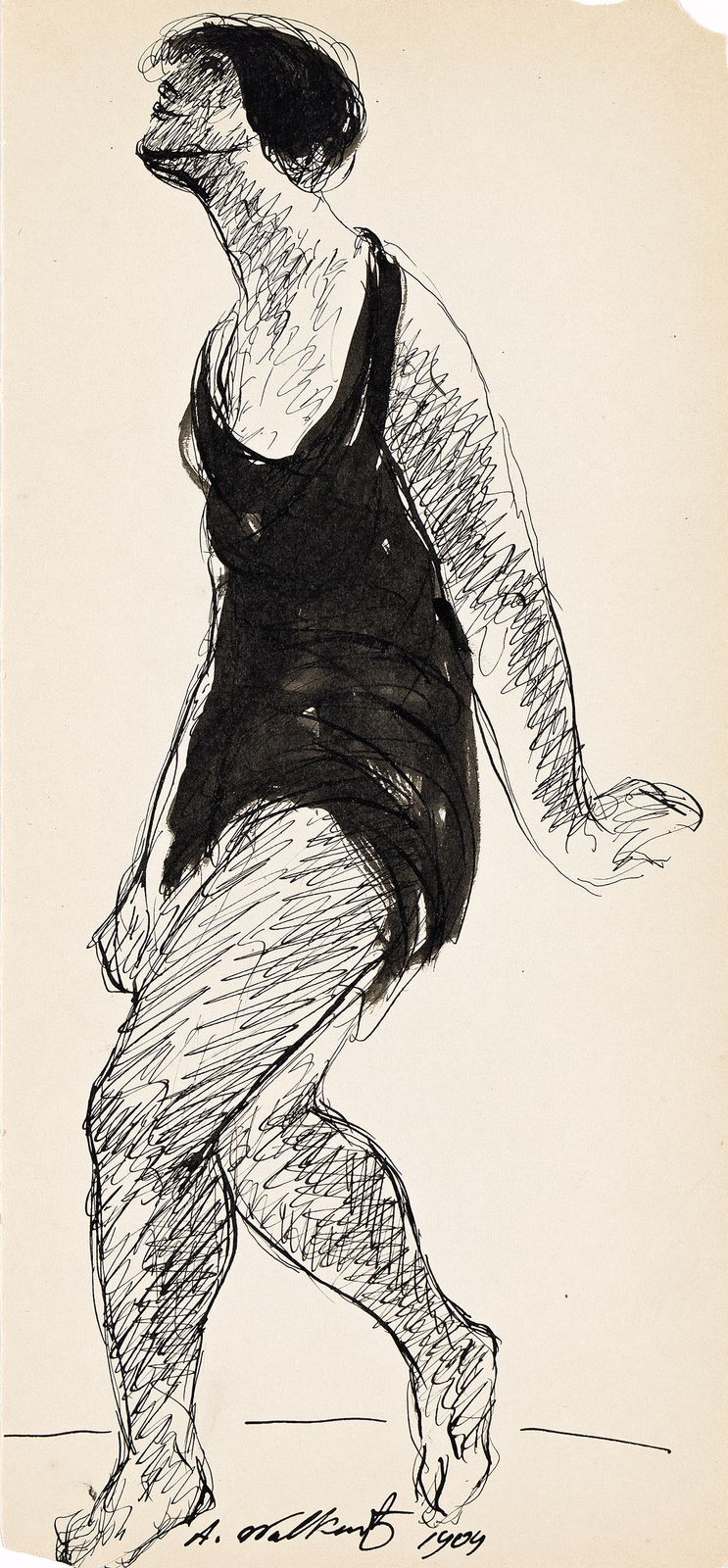 ABRAHAM WALKOWITZ (1878 - 1965, RUSSIAN/AMERICAN) i) Isadora Duncan ...