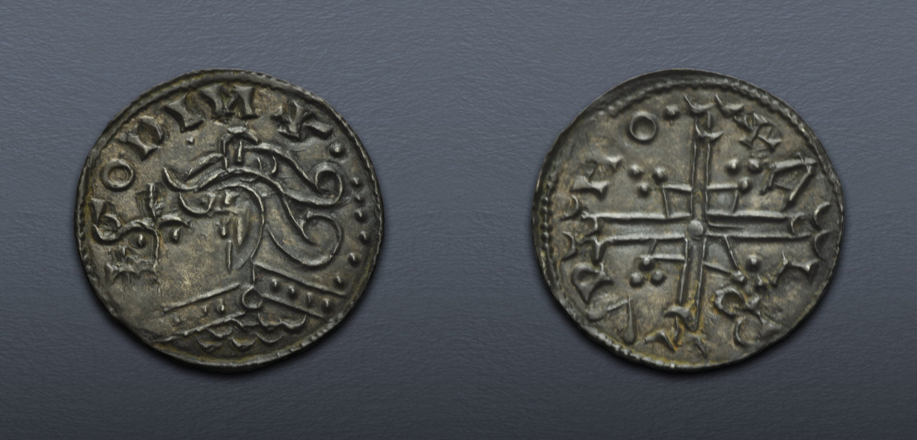 DENMARK. Svend II Estridsen. 1047-1075. AR Penny (17mm, 0.69 g, 6h ...