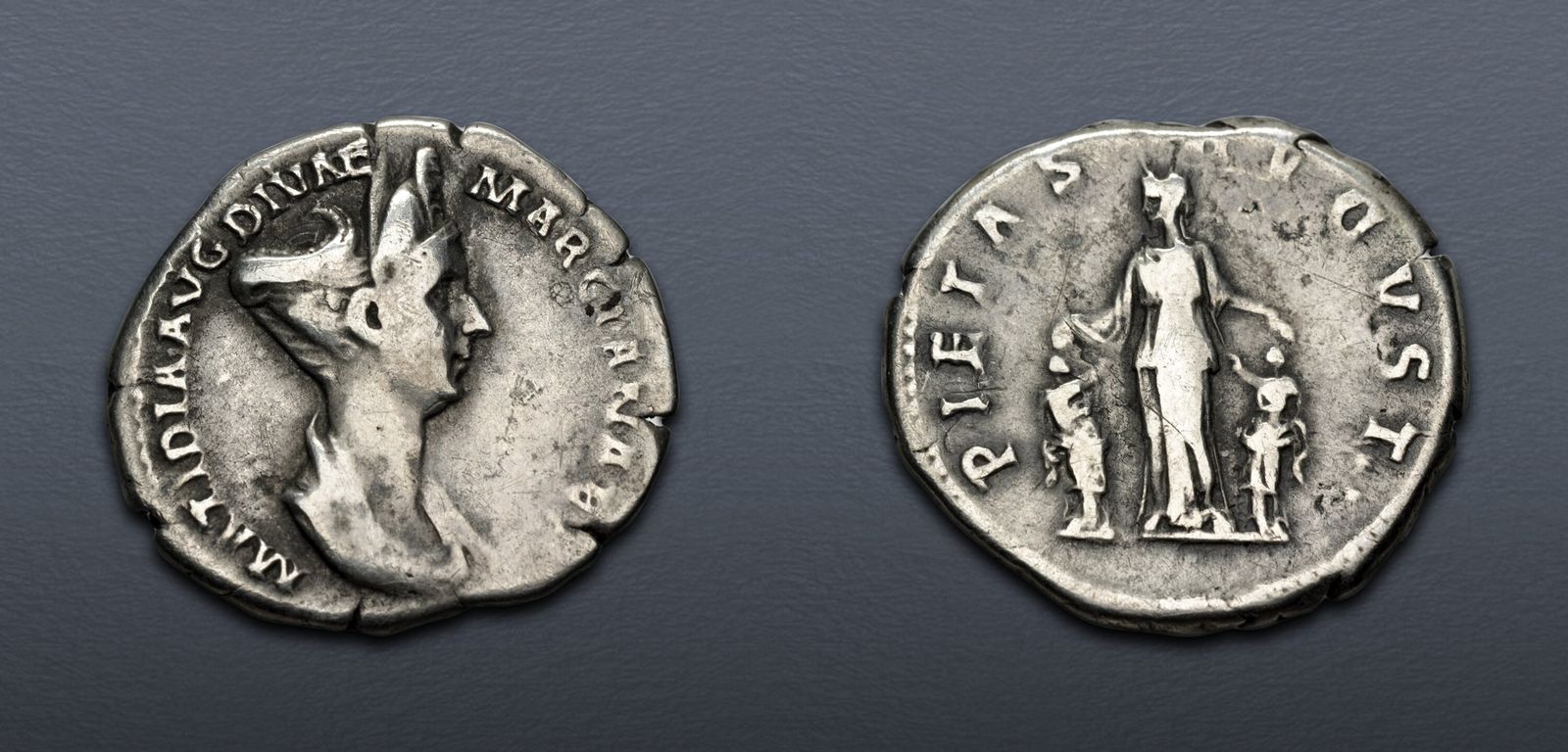 Matidia. Augusta, AD 112-119. AR Denarius (19mm, 3.13 g, 6h). Rome mint ...