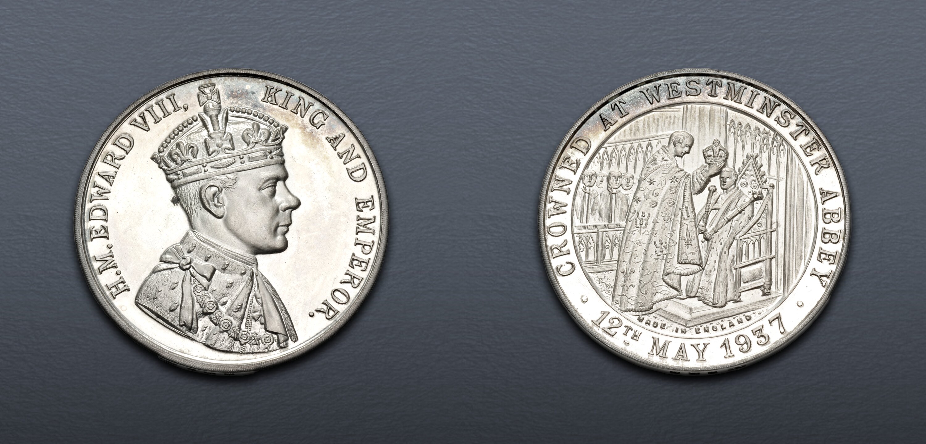 WINDSOR. Edward VIII. 1936. AR Medal (39mm, 25.87 g, 12h). Aborted ...