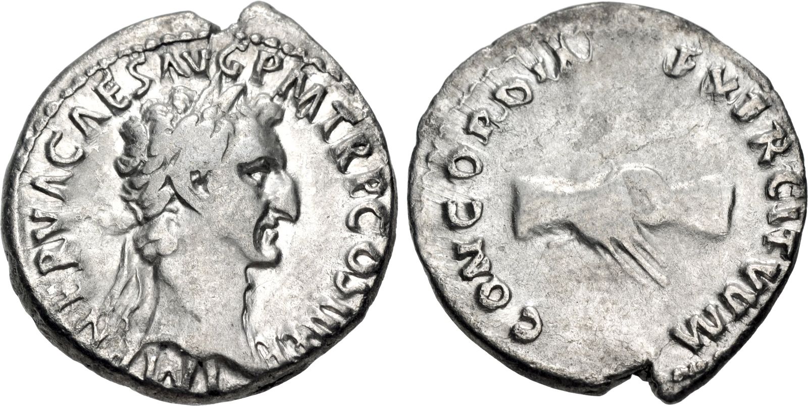 Nerva. AD 96-98. AR Denarius (17.5mm, 2.77 g, 6h). Rome mint. Struck AD ...