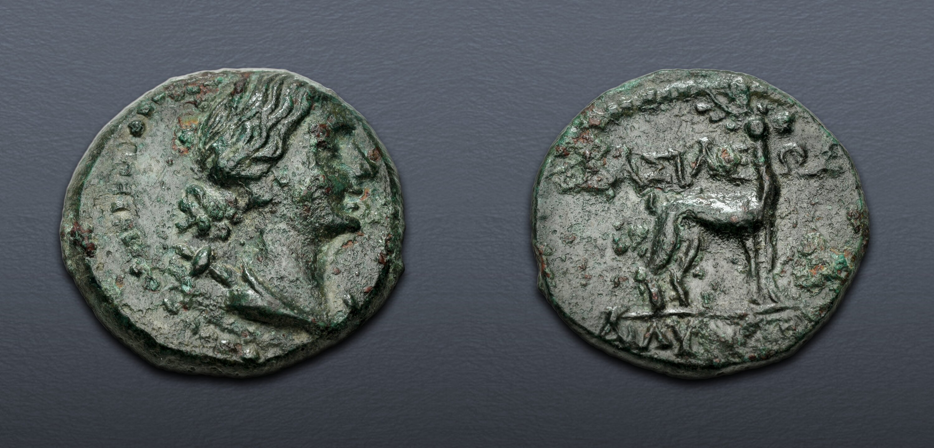 KINGS of GALATIA. Amyntas. 36-25 BC. Æ (17.5mm, 3.70 g, 12h). Uncertain ...