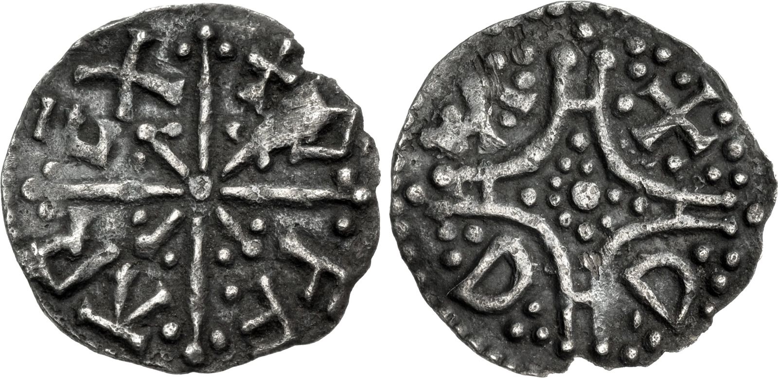 ANGLO-SAXON, Kings of Mercia. Offa. 757-796. AR Penny (17.5mm, 1.21 g ...