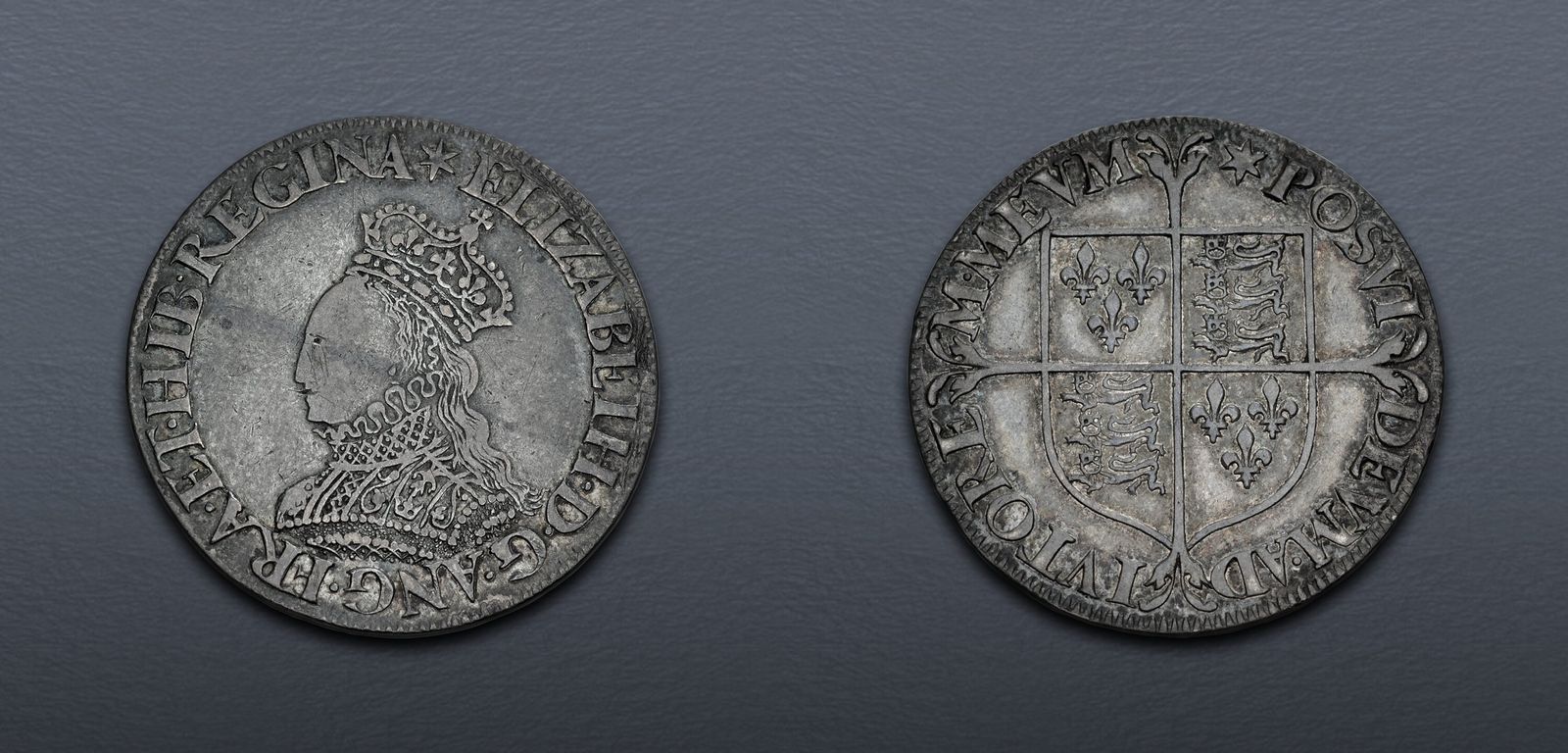 TUDOR. Elizabeth I. 1558-1603. AR Shilling (30mm, 6.29 g, 6h). Milled ...