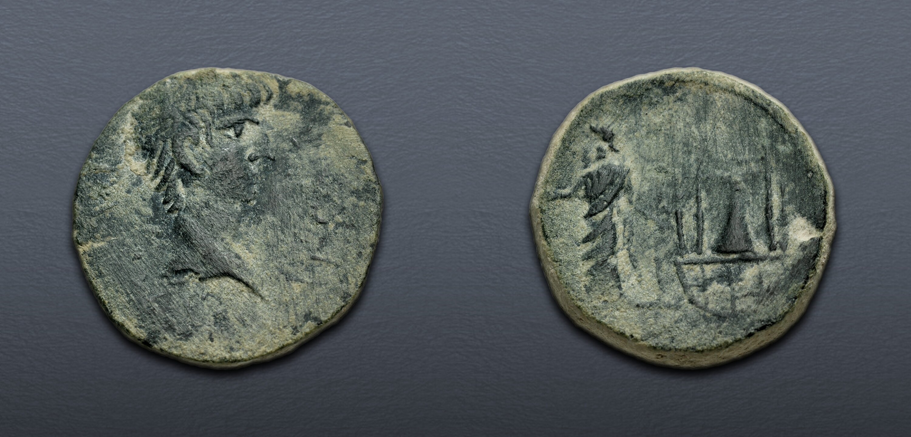 CYPRUS, Uncertain. Drusus. Caesar, AD 19-23. Æ (18mm, 4.70 g, 12h ...