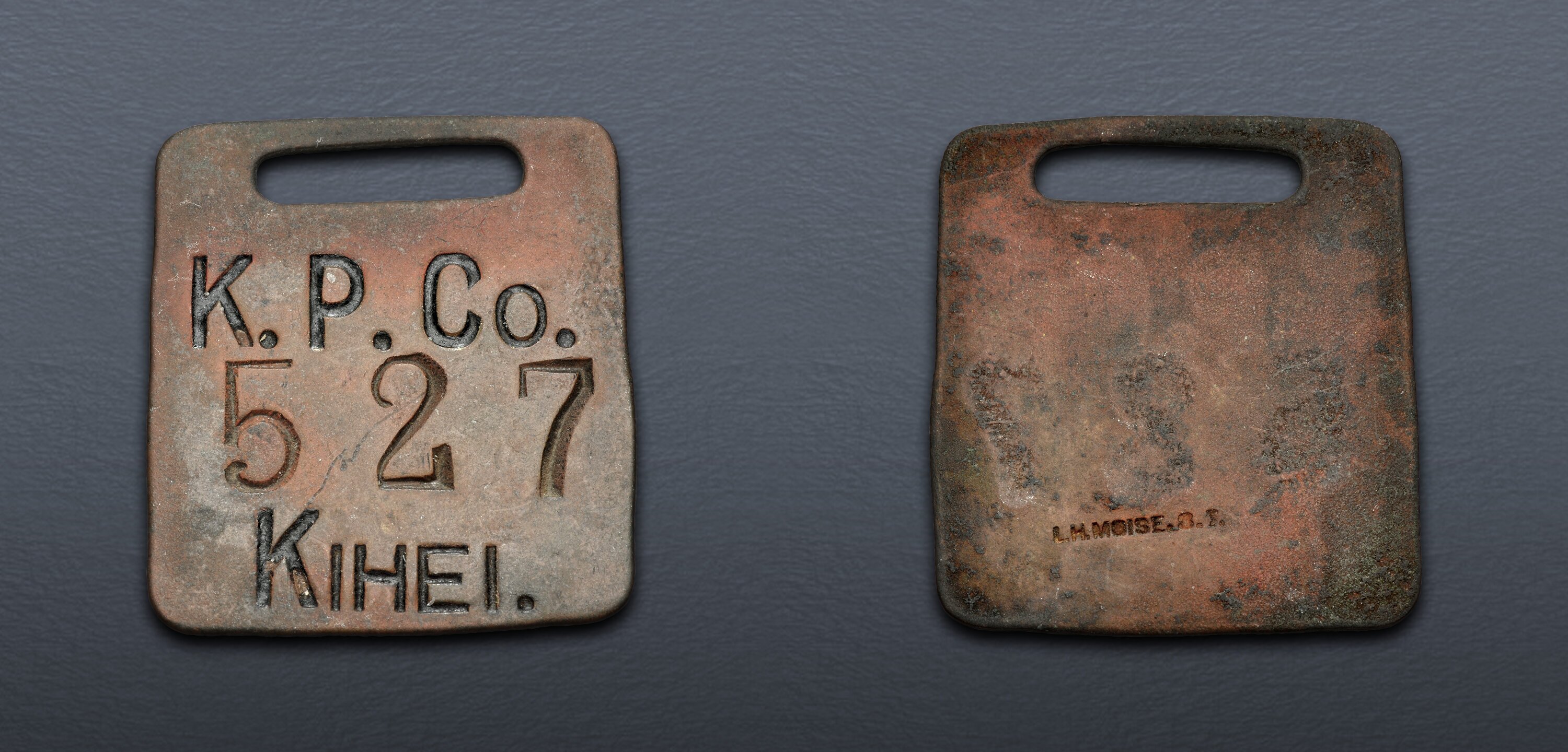 Tokens & Tool Tags. Kihei Plantation Co.. Brass Tool Tag (35x39mm, 10. ...