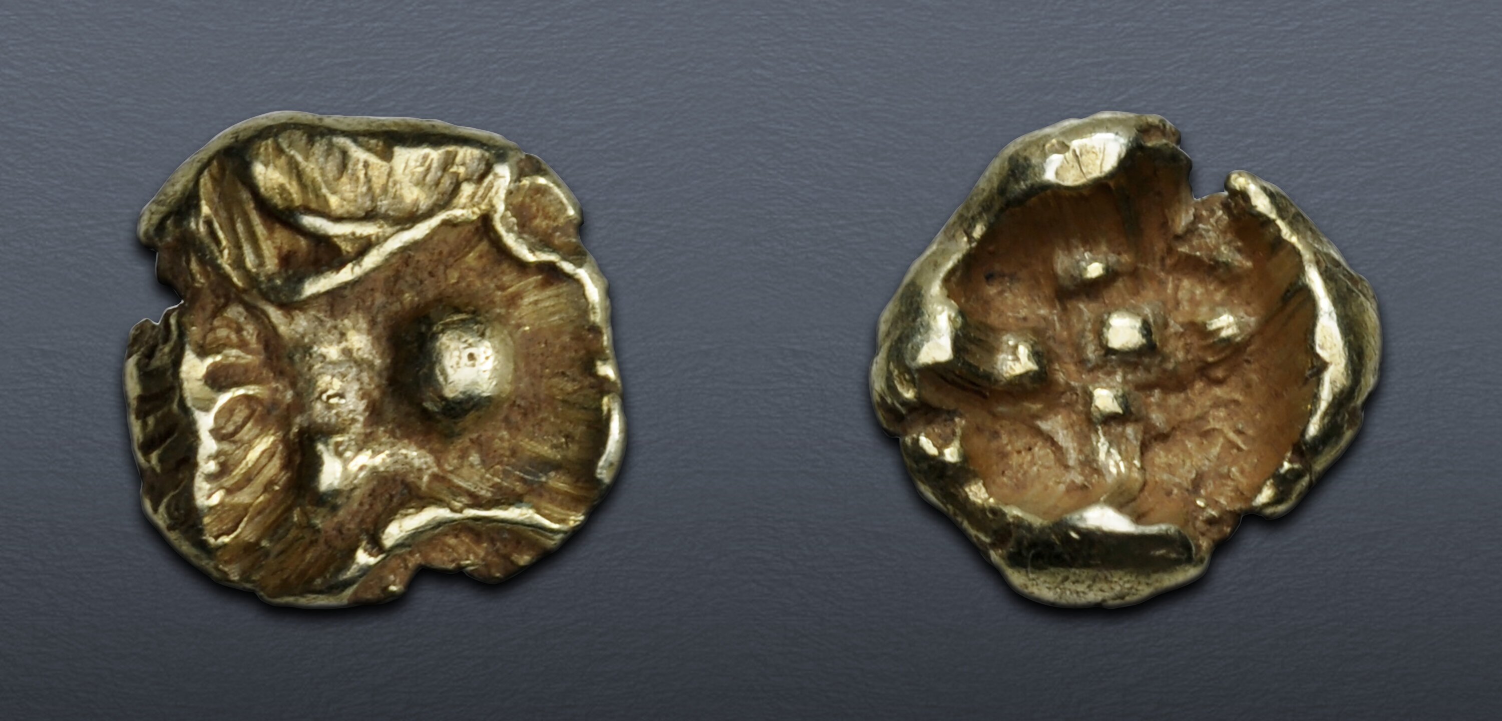 IONIA, Uncertain. Circa 600-550 BC. EL Forty-eighth Stater (6mm, 0.29 g ...