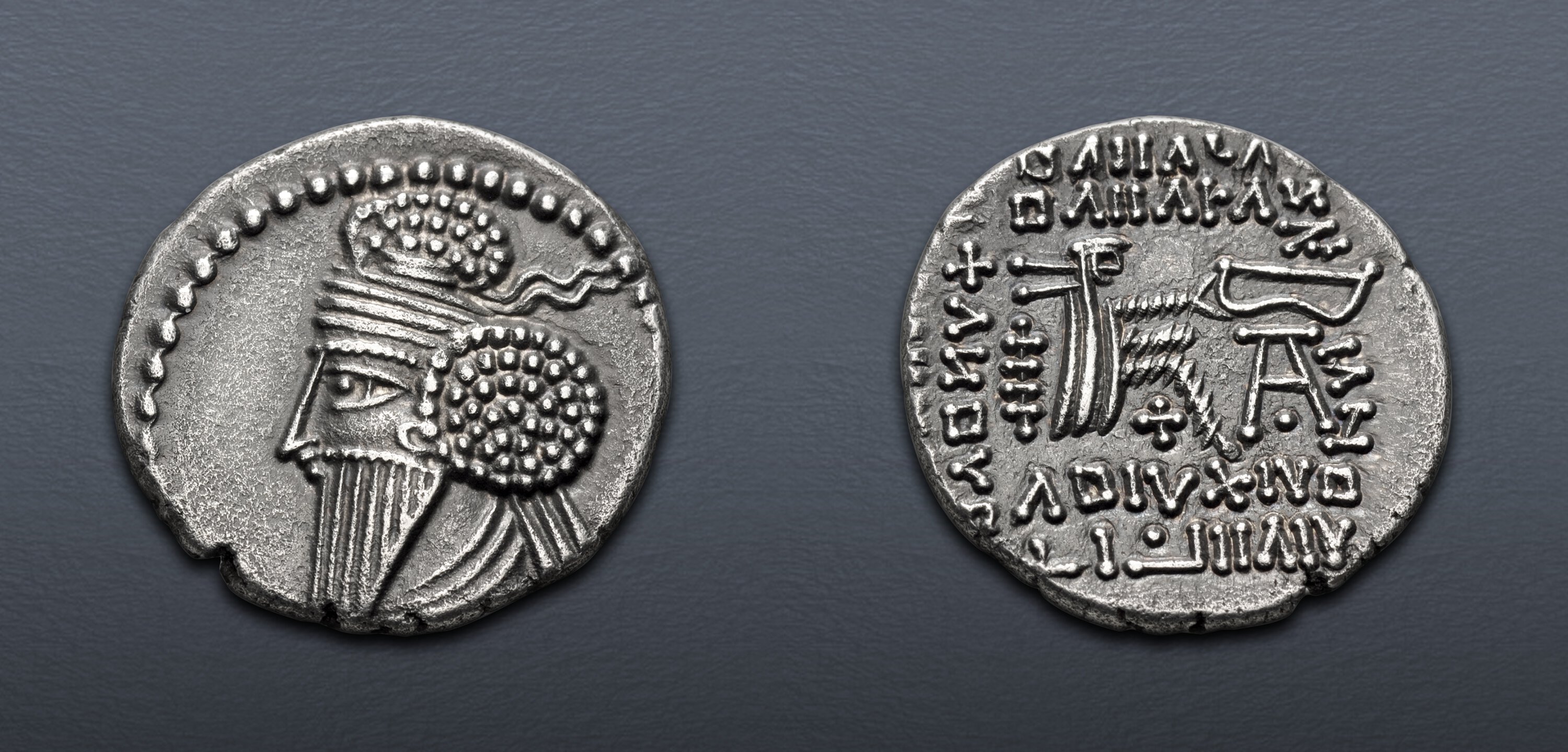 KINGS of PARTHIA. Osroes I. Circa AD 108/9-127/8. AR Drachm (20mm, 3.50 ...