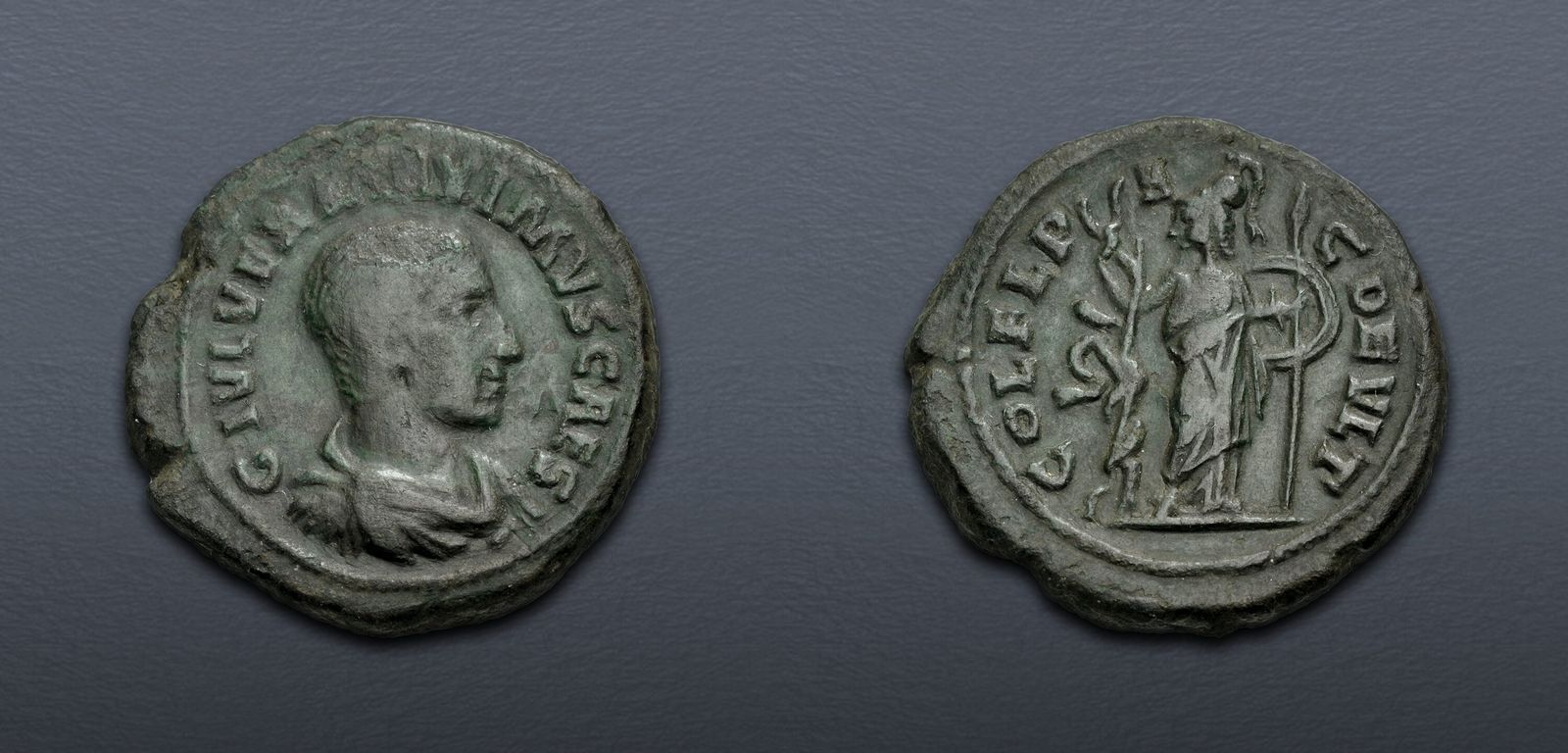 THRACE, Deultum. Maximus. Caesar, AD 235/6-238. Æ Tetrassarion (25mm, 8 ...