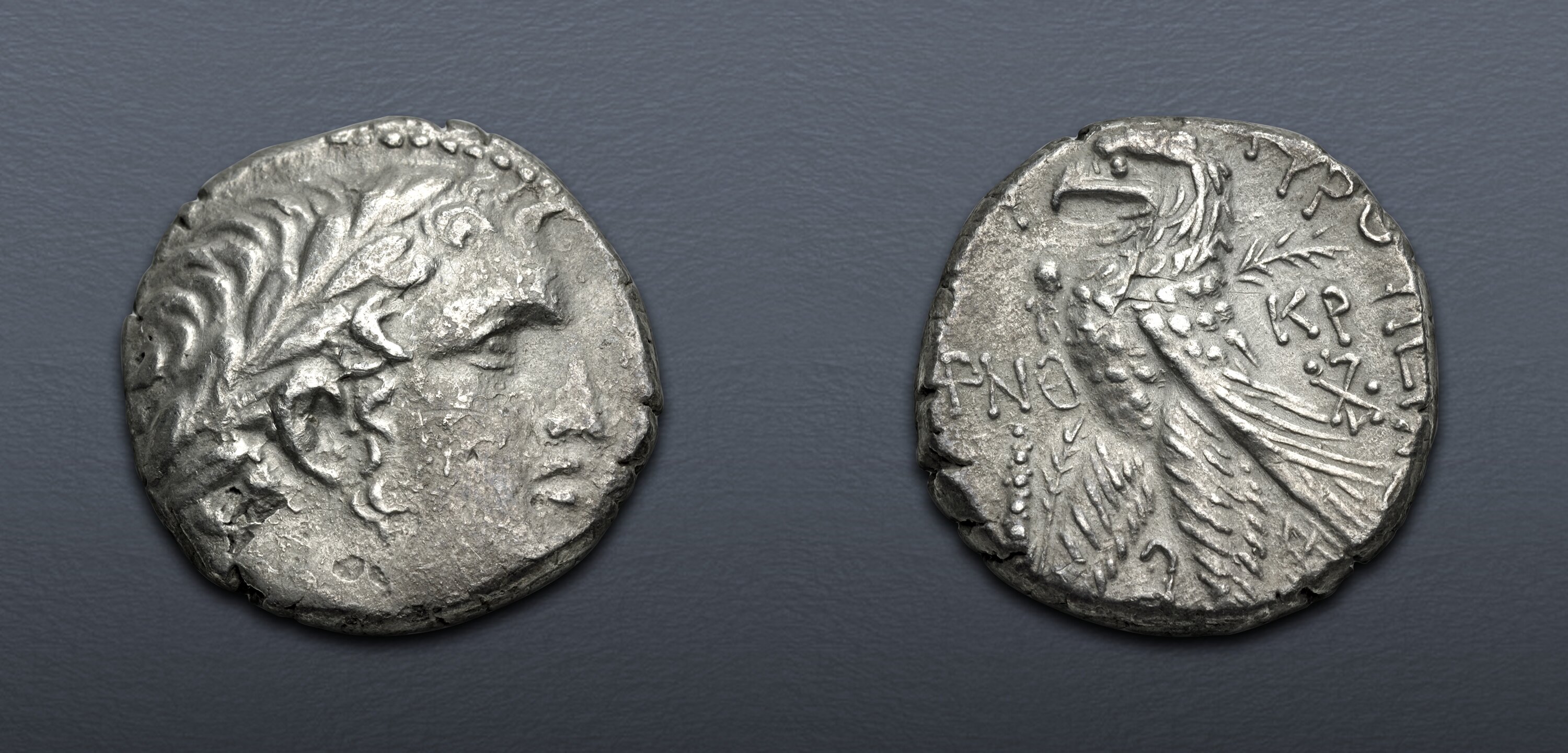 PHOENICIA, Tyre. 126/5 BC-AD 65/6. AR Shekel (23.5mm, 13.93 g, 1h ...