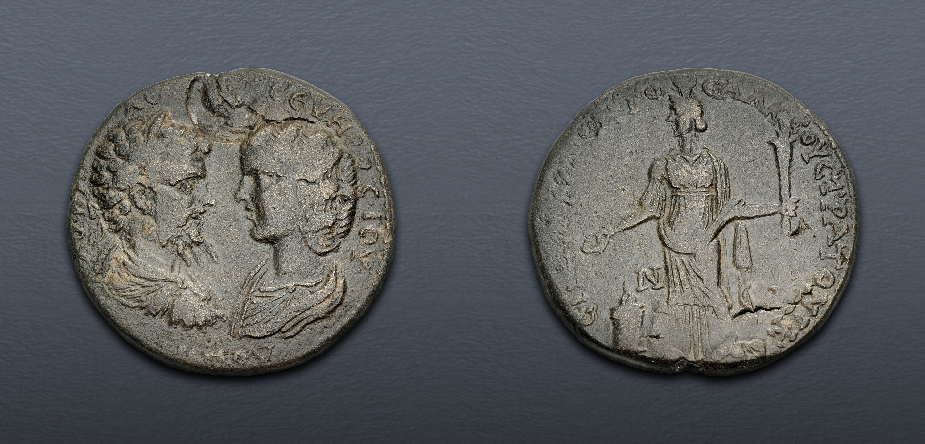 CARIA, Stratonicaea. Septimius Severus, with Julia Domna. AD 193-211. Æ ...