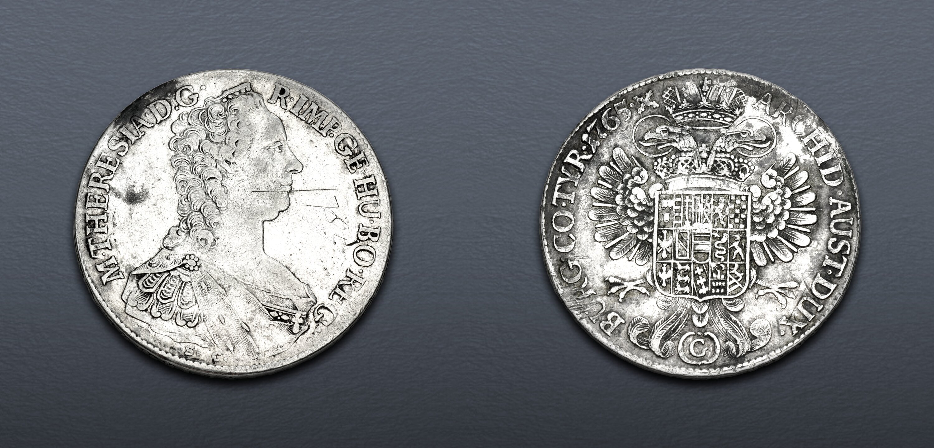 AUSTRIA, Holy Roman Empire. Maria Theresia. Empress, 1740-1780. AR ...