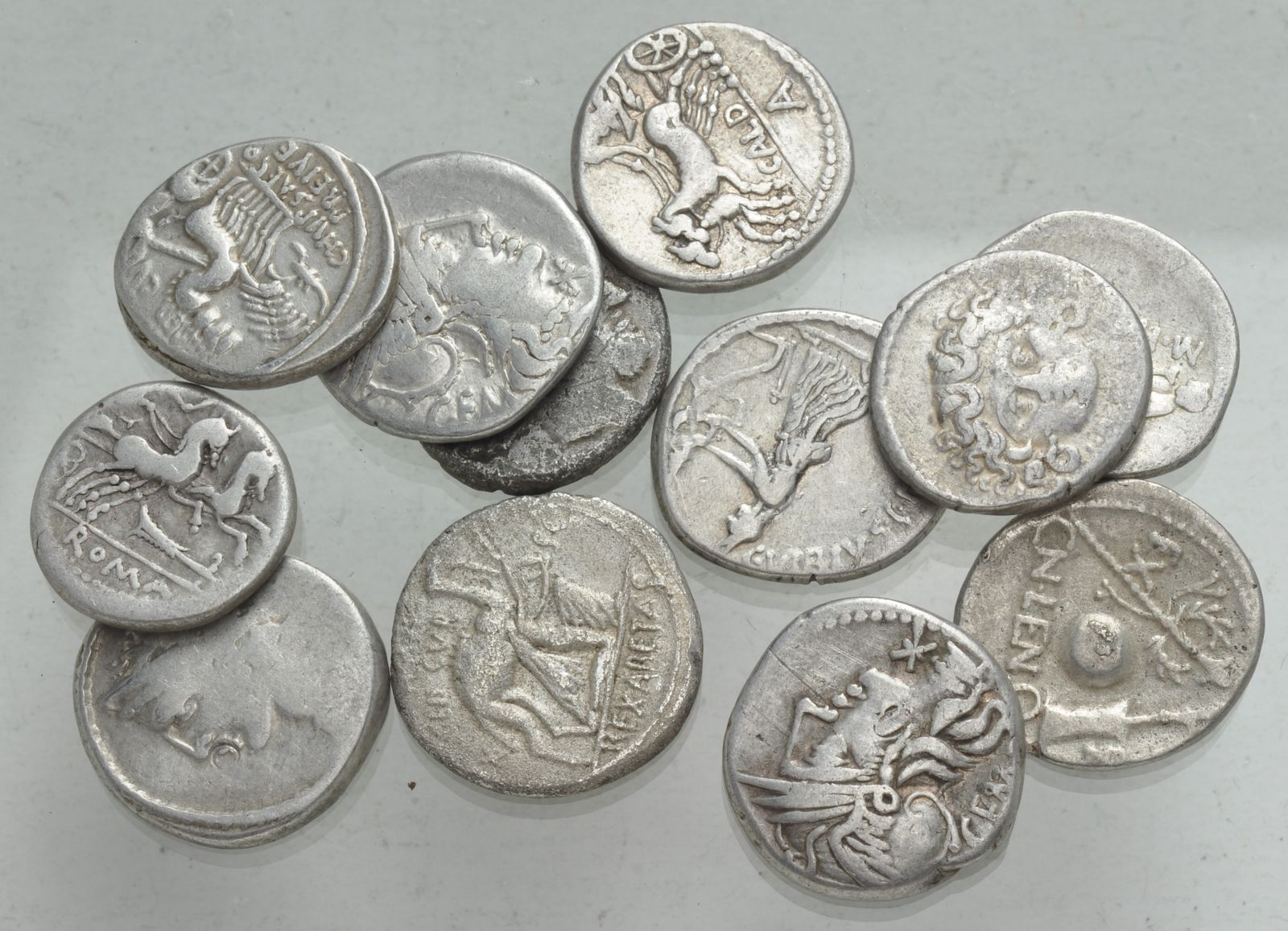 ROMAN. Republic. Lot of twelve (12) AR Denarii. | Classical Numismatic ...