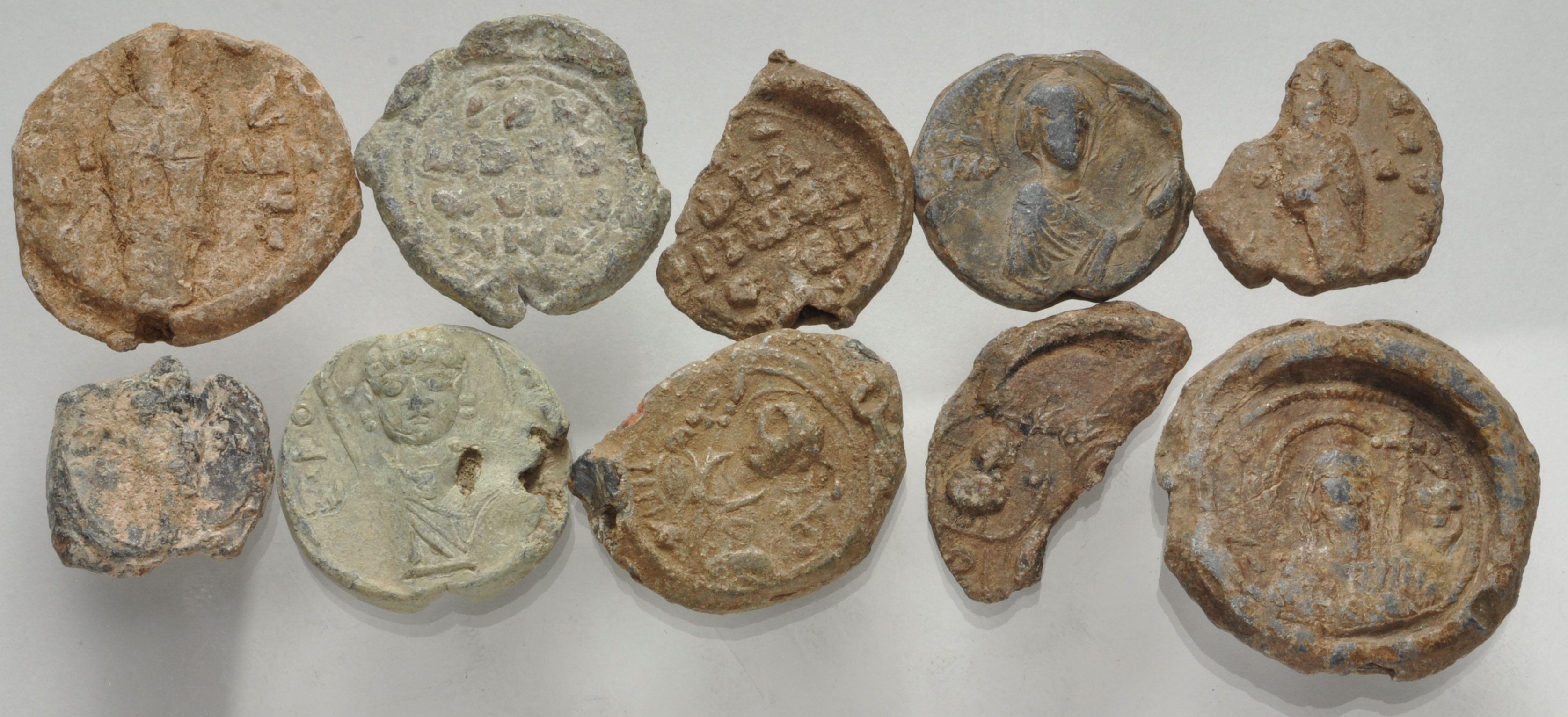 BYZANTINE. Seals. Lot of ten (10) PB Seals. | Classical Numismatic Group
