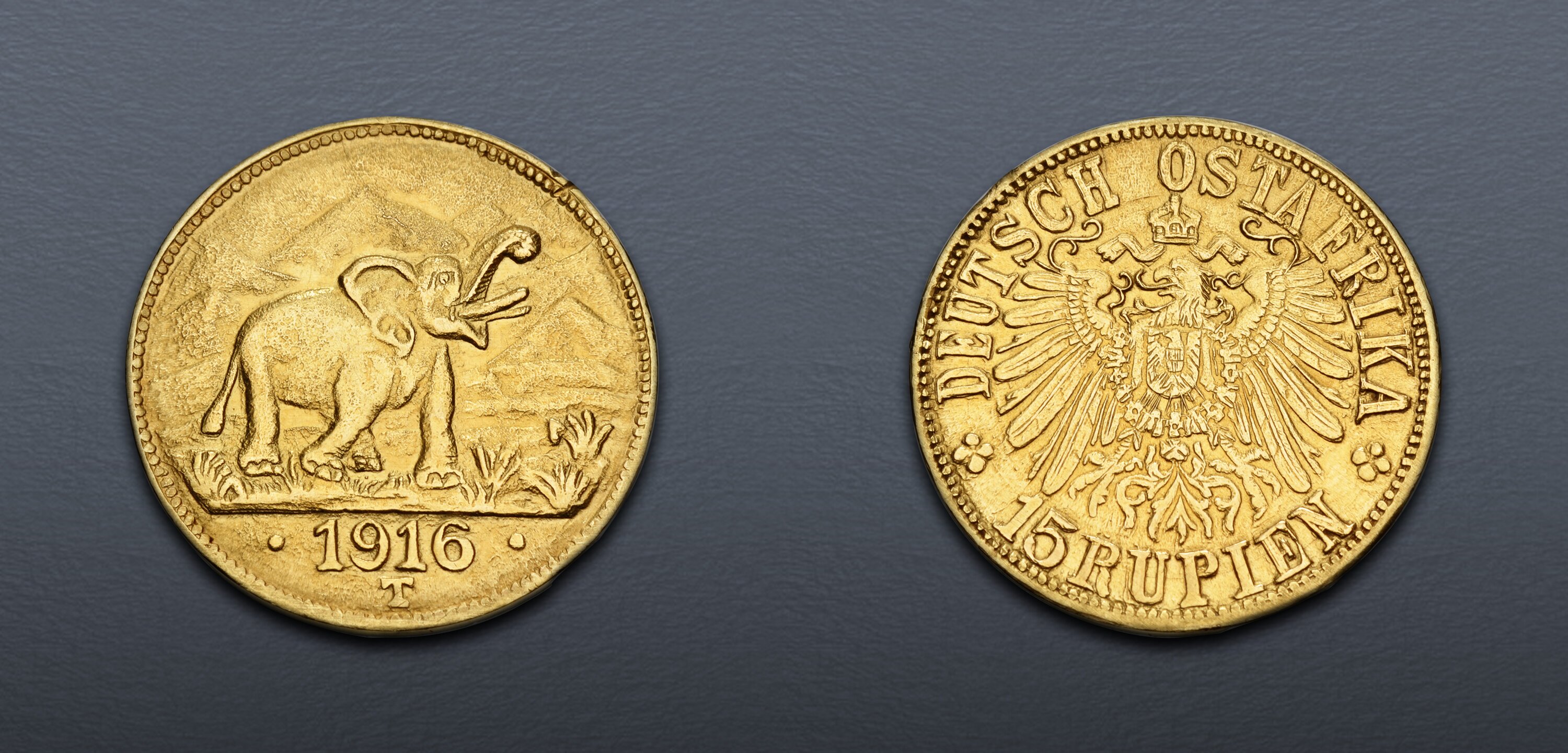 COLONIAL AFRICA, German. German East Africa. Wilhelm II. 1888-1918. AV ...
