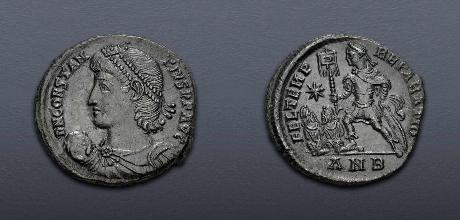 Constantius II. AD 337-361. Æ (19.5mm, 4.33 g, 6h). Antioch mint, 2nd ...