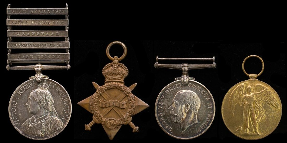 Four: Corporal C. Sharp, Royal Artillery Queen's South Africa 1899-1902 ...