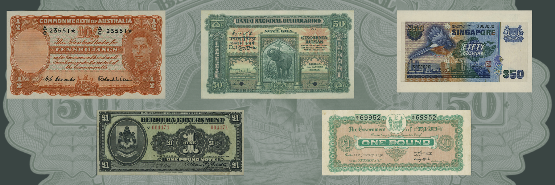 25400 - World Banknotes - e-Auction | Spink