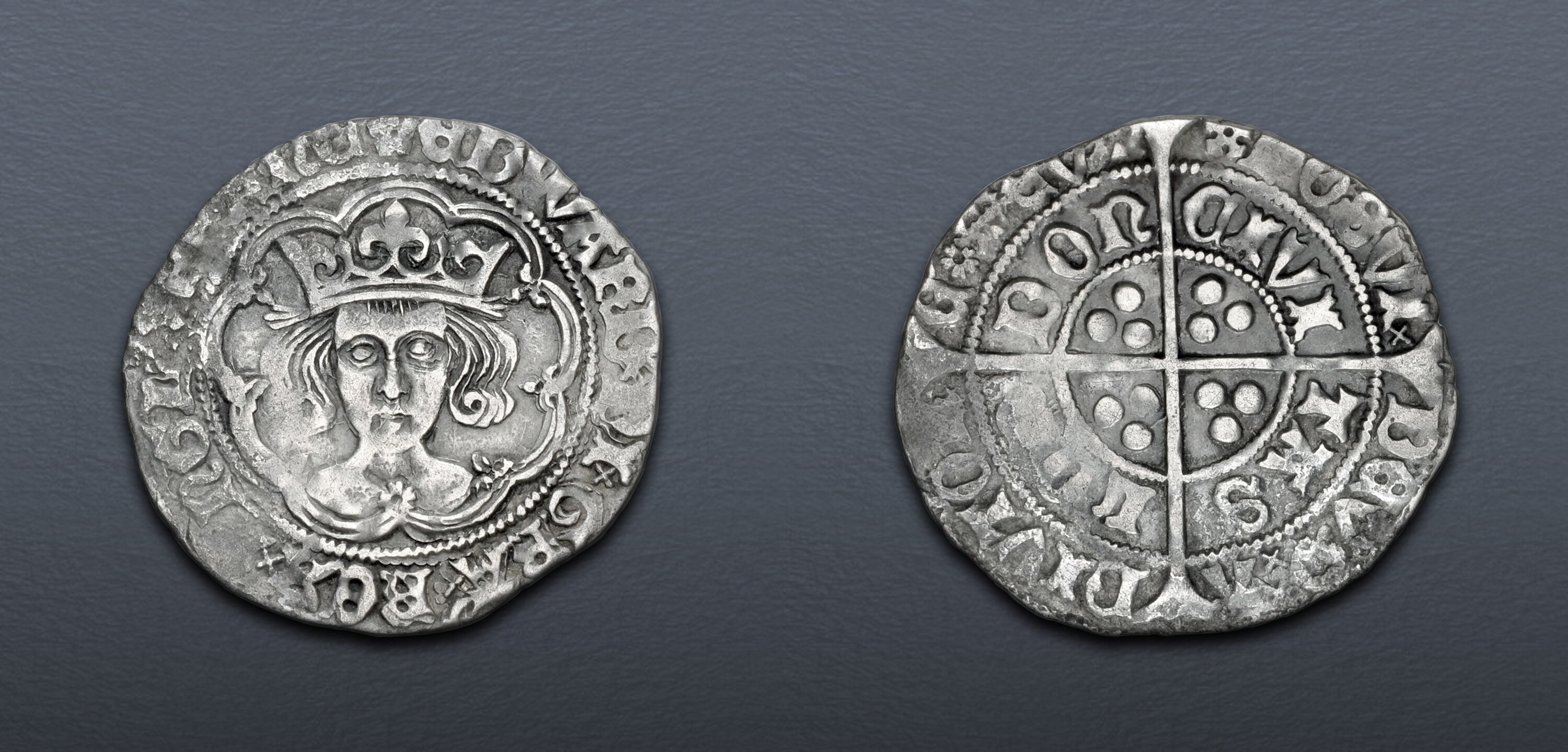 YORK (Restored). Edward IV. Second reign, 1471-1483. AR Groat (26mm, 2. ...