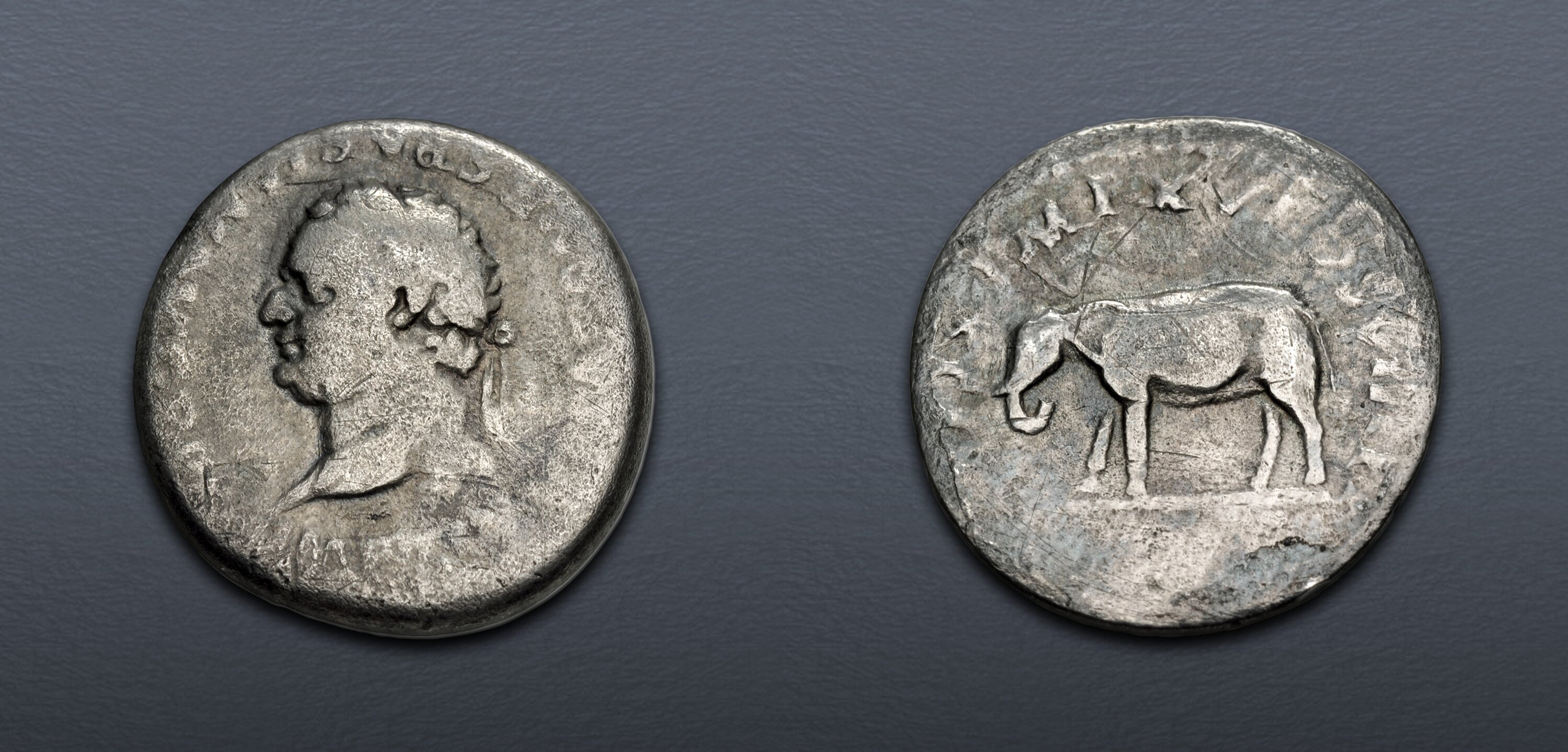 Titus. AD 79-81. AR Denarius (16mm, 2.60 g, 6h). Rome mint. Struck 1 ...
