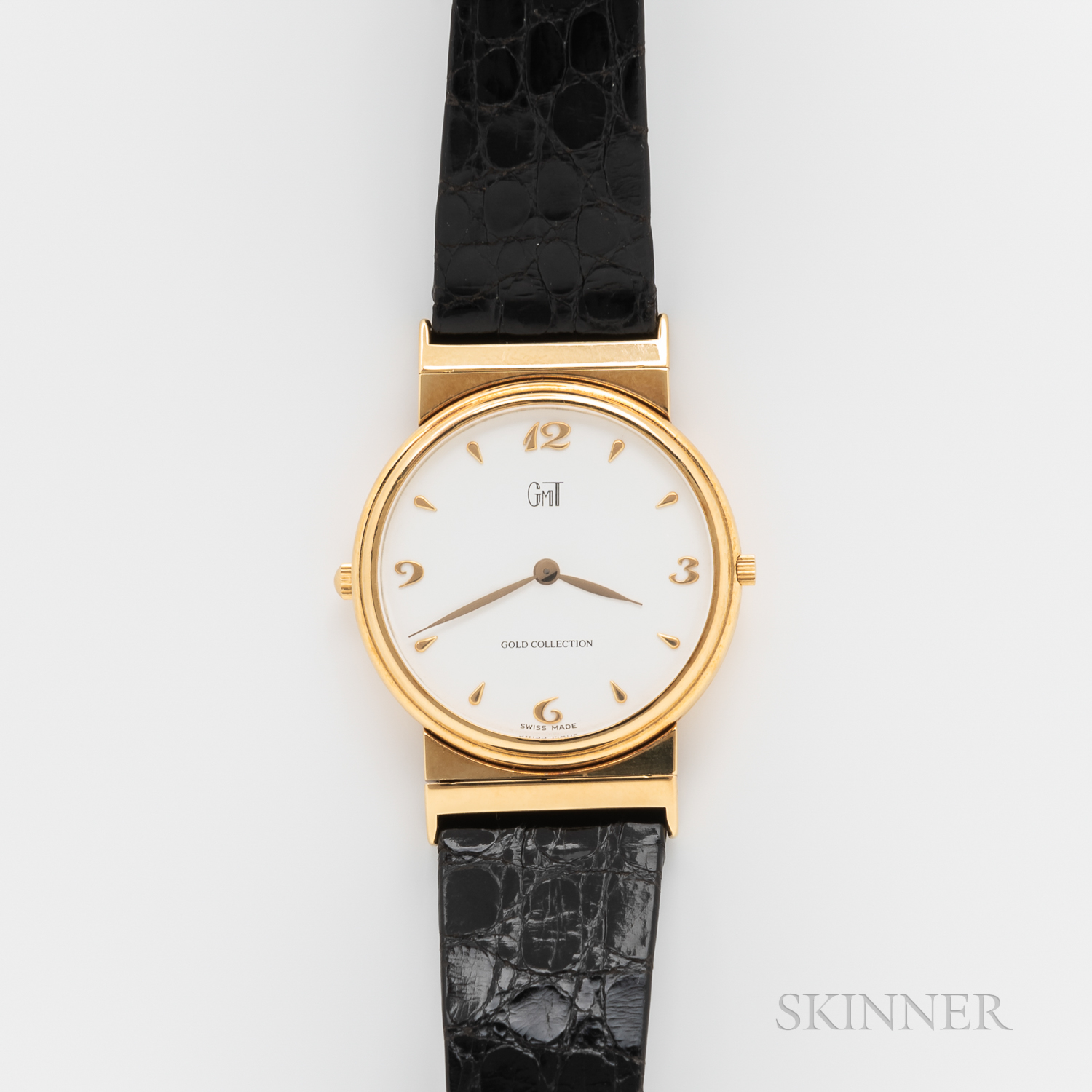 GMT "Gold Collection" 18kt Gold Double-sided Wristwatch | Barnebys
