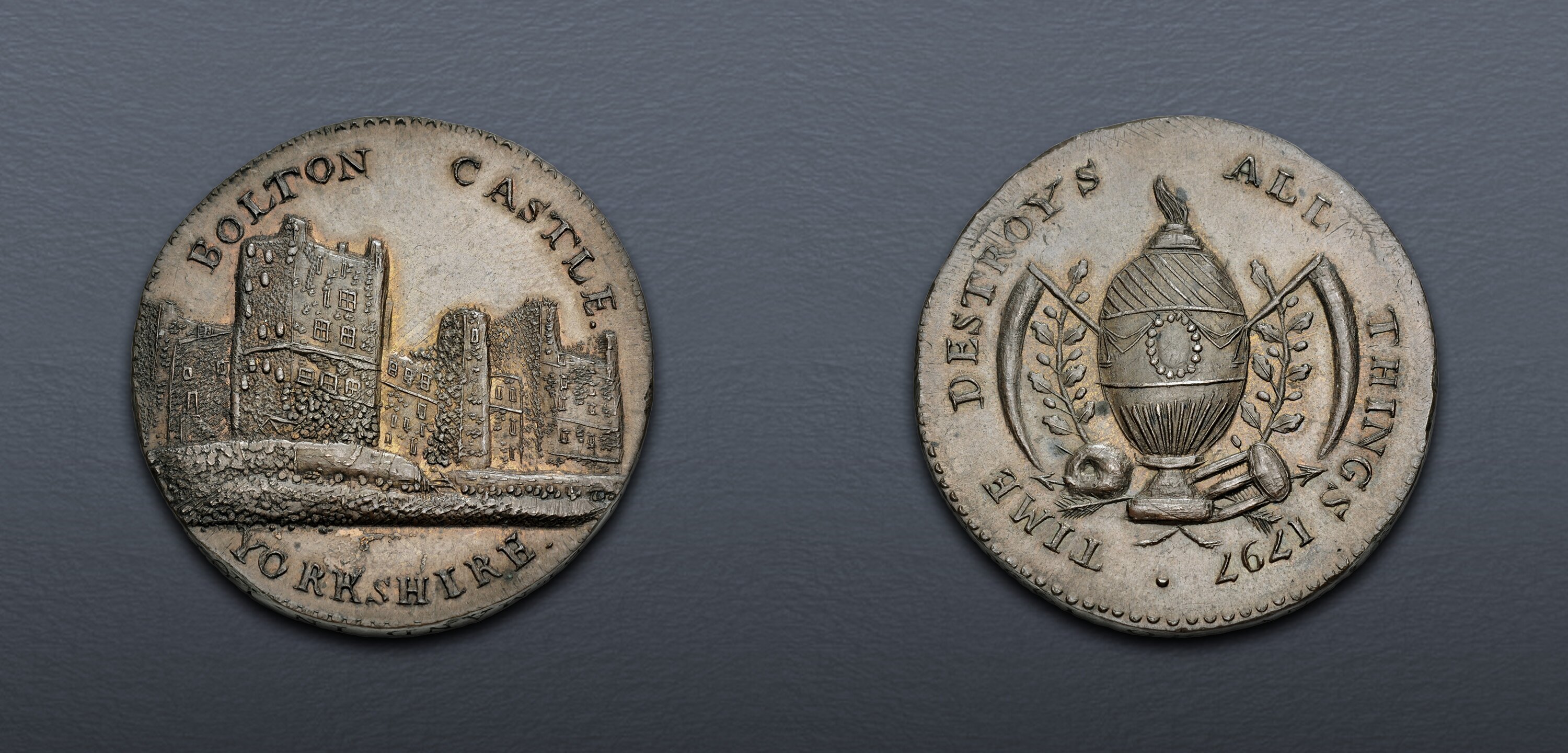 CONDER TOKENS, Yorkshire. Bolton. CU Penny Token (35mm, 27.71 g, 6h ...
