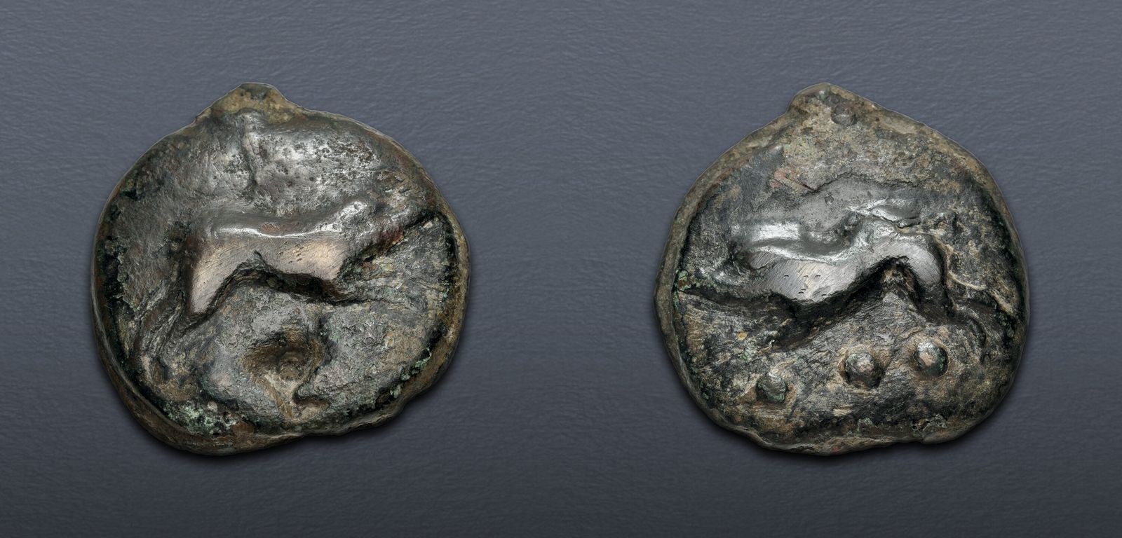 Anonymous. Circa 270 BC. Æ Aes Grave Quadrans (41mm, 79.28 g, 12h ...