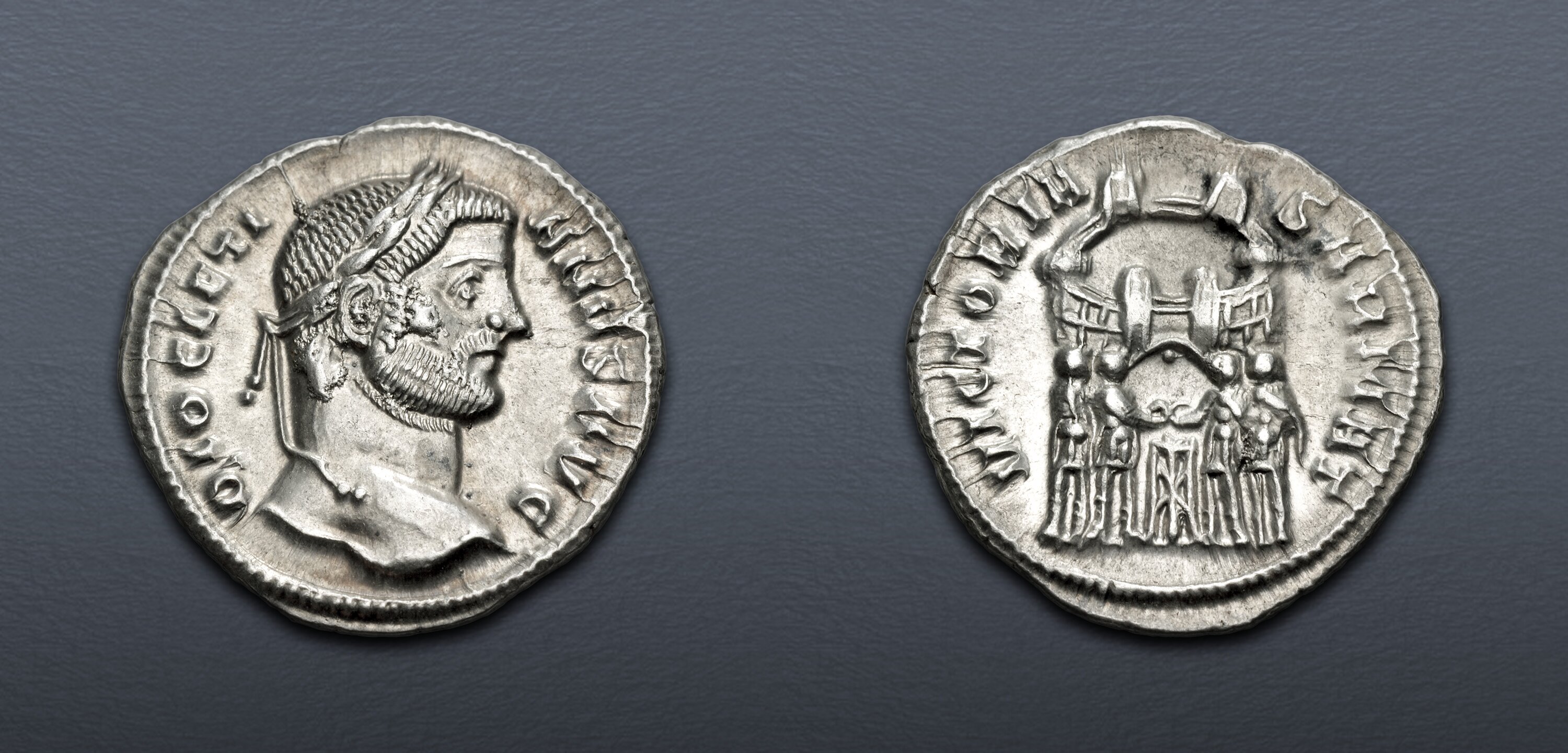 Diocletian. AD 284-305. AR Argenteus (18.5mm, 2.99 g, 12h). Ticinum ...