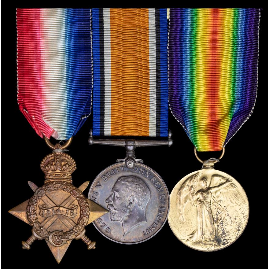 Three: Corporal W. L. Allison, Lovat's Scouts 1914-15 Star (3808 Cpl ...