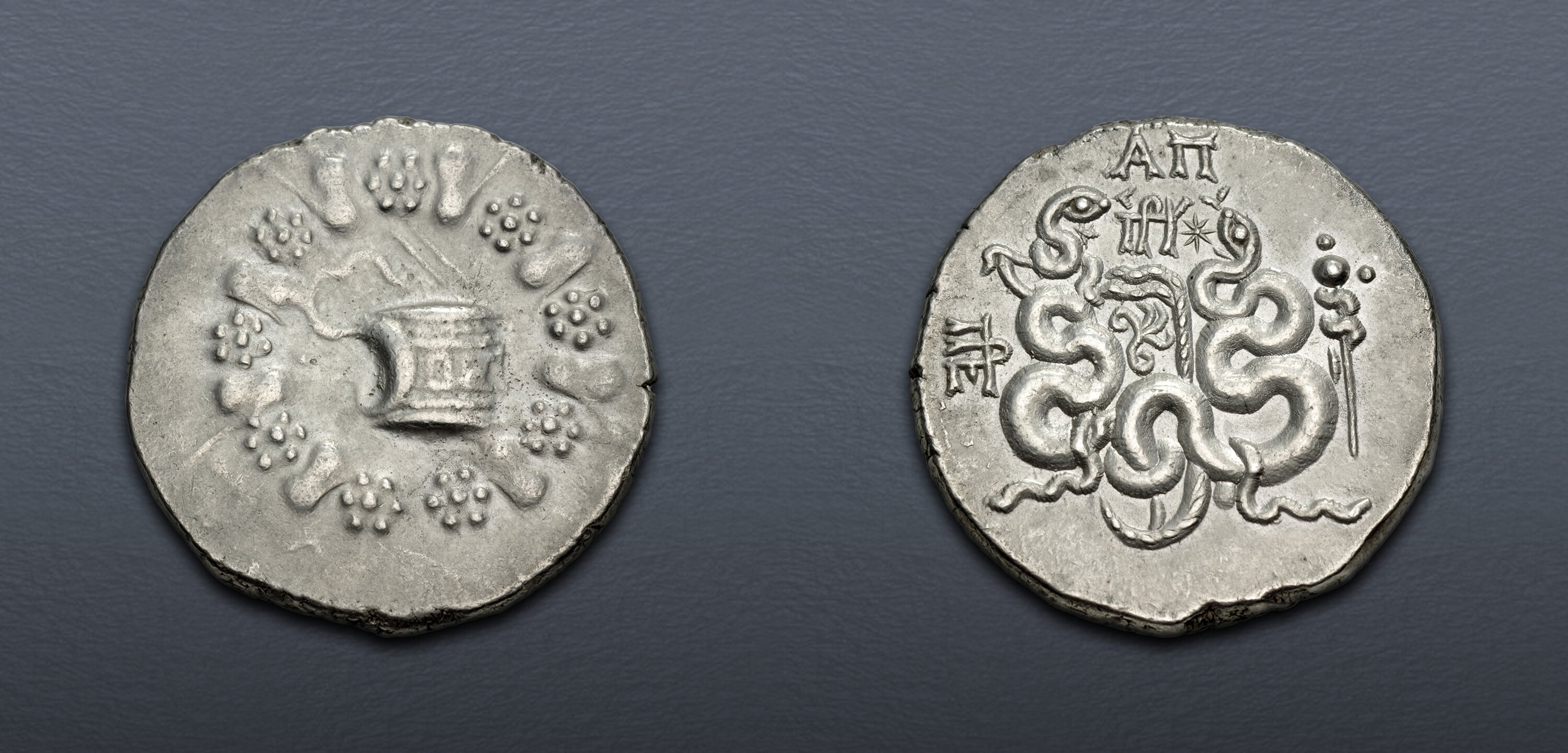 MYSIA, Pergamon. Circa 166-67 BC. AR Tetradrachm (25mm, 12.32 g, 12h ...