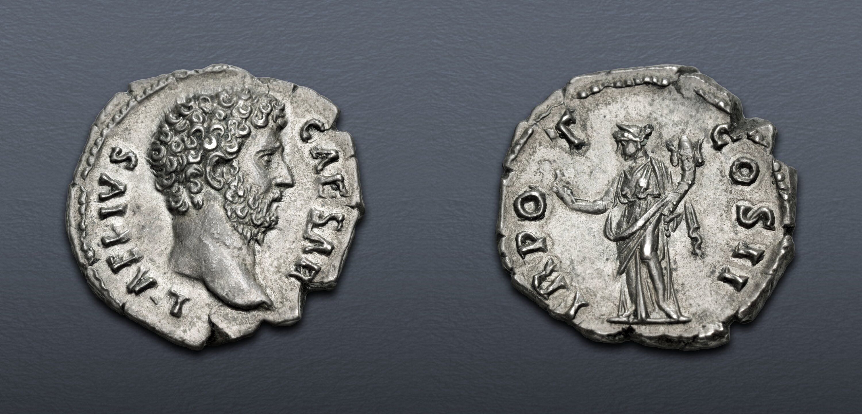 Aelius. Caesar, AD 136-138. AR Denarius (18.5mm, 3.26 g, 4h). Rome mint ...