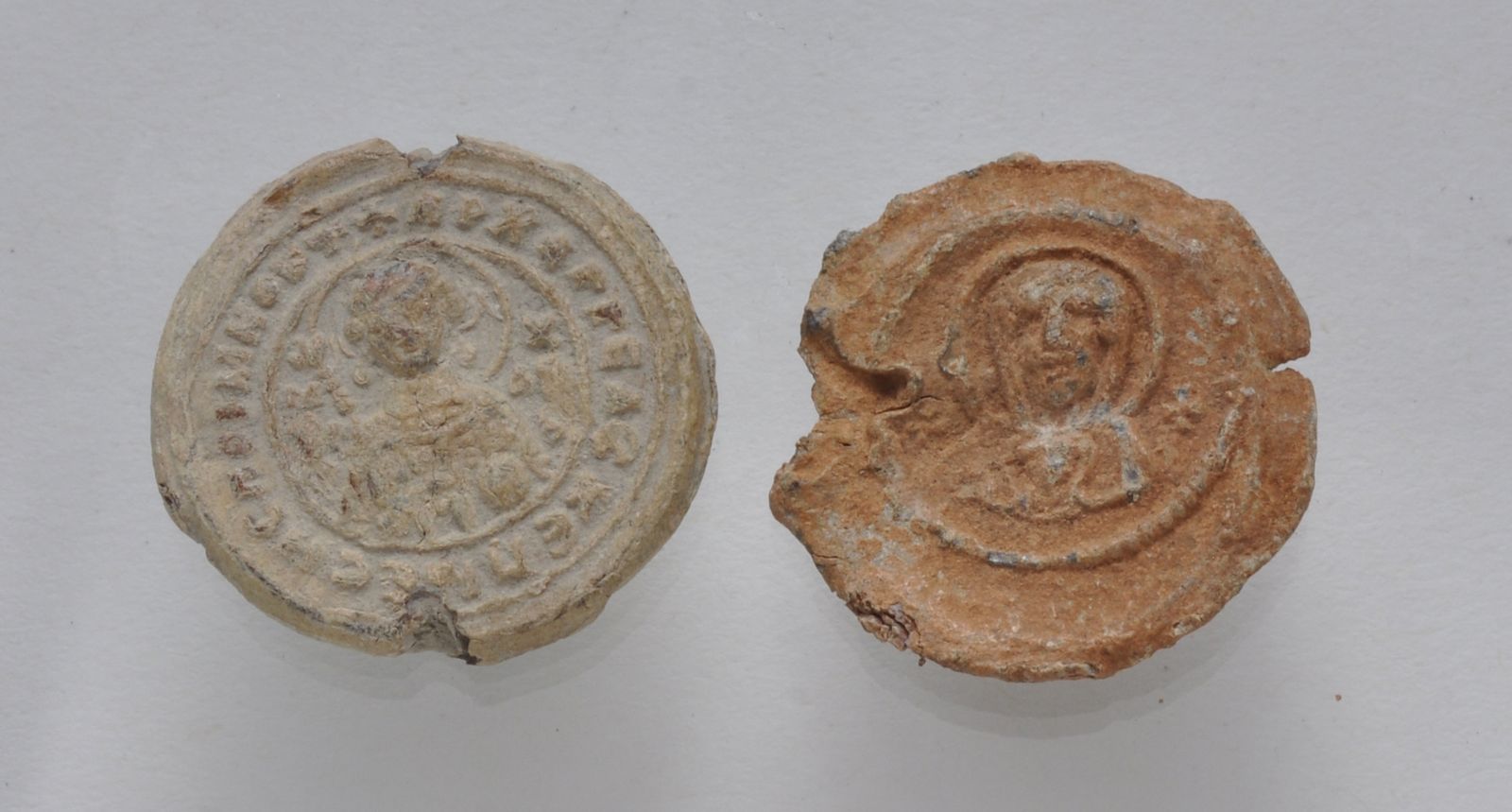 BYZANTINE. Seals & Bullae. Lot of two (2) PB Seals. | Classical ...