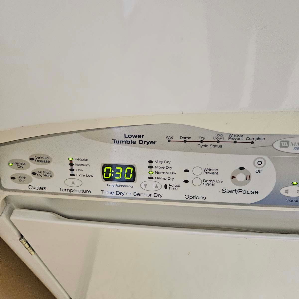 Maytag Neptune Dryer With Upper Drying Cabinet | Cabinets Matttroy