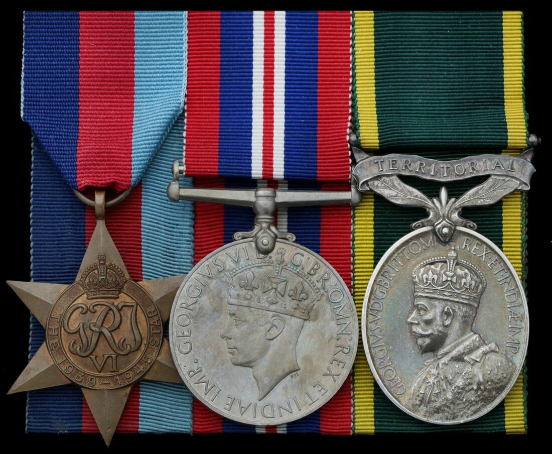 Three: Corporal E. Stacey, Royal Engineers, late 8th Battalion, King's ...