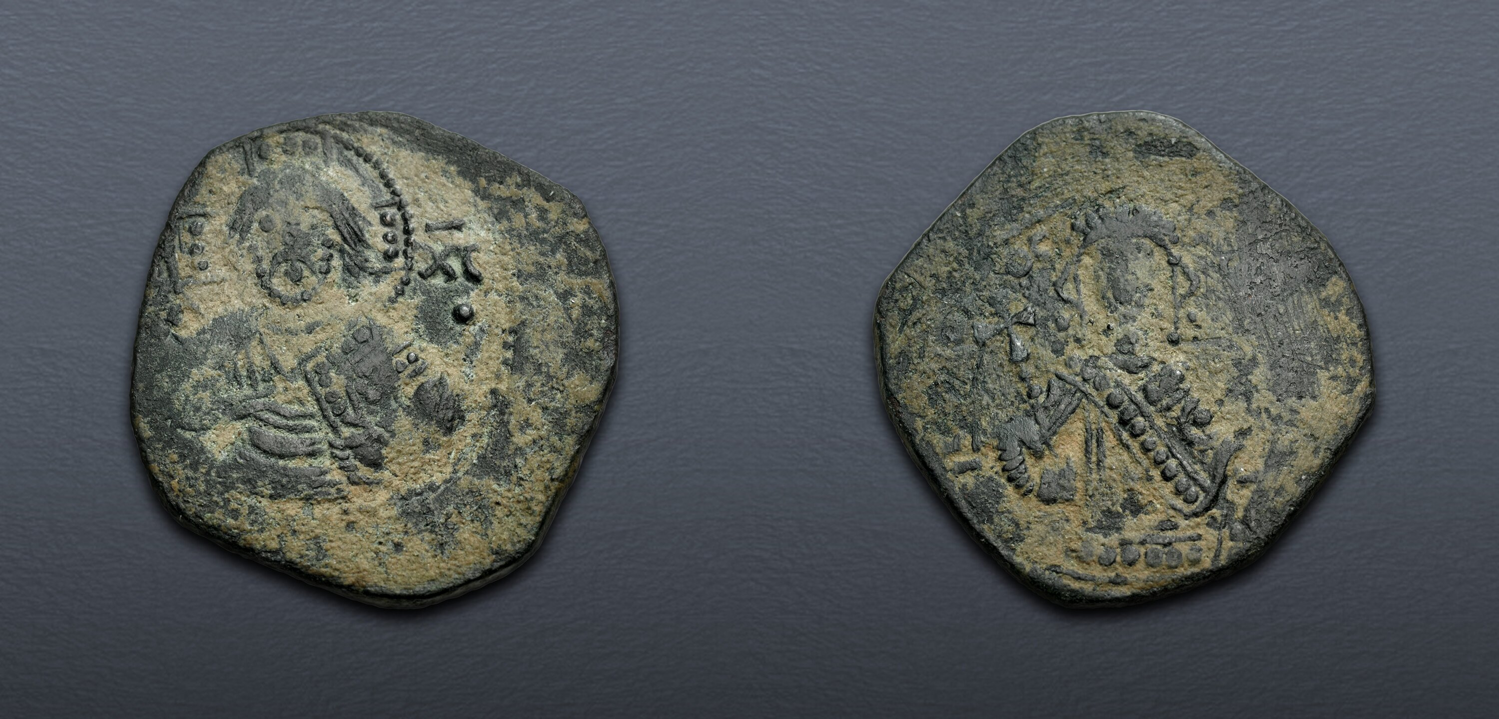 Isaac Comnenus. Usurper in Cyprus, 1185-1191. Æ Tetarteron (20.5mm, 2. ...
