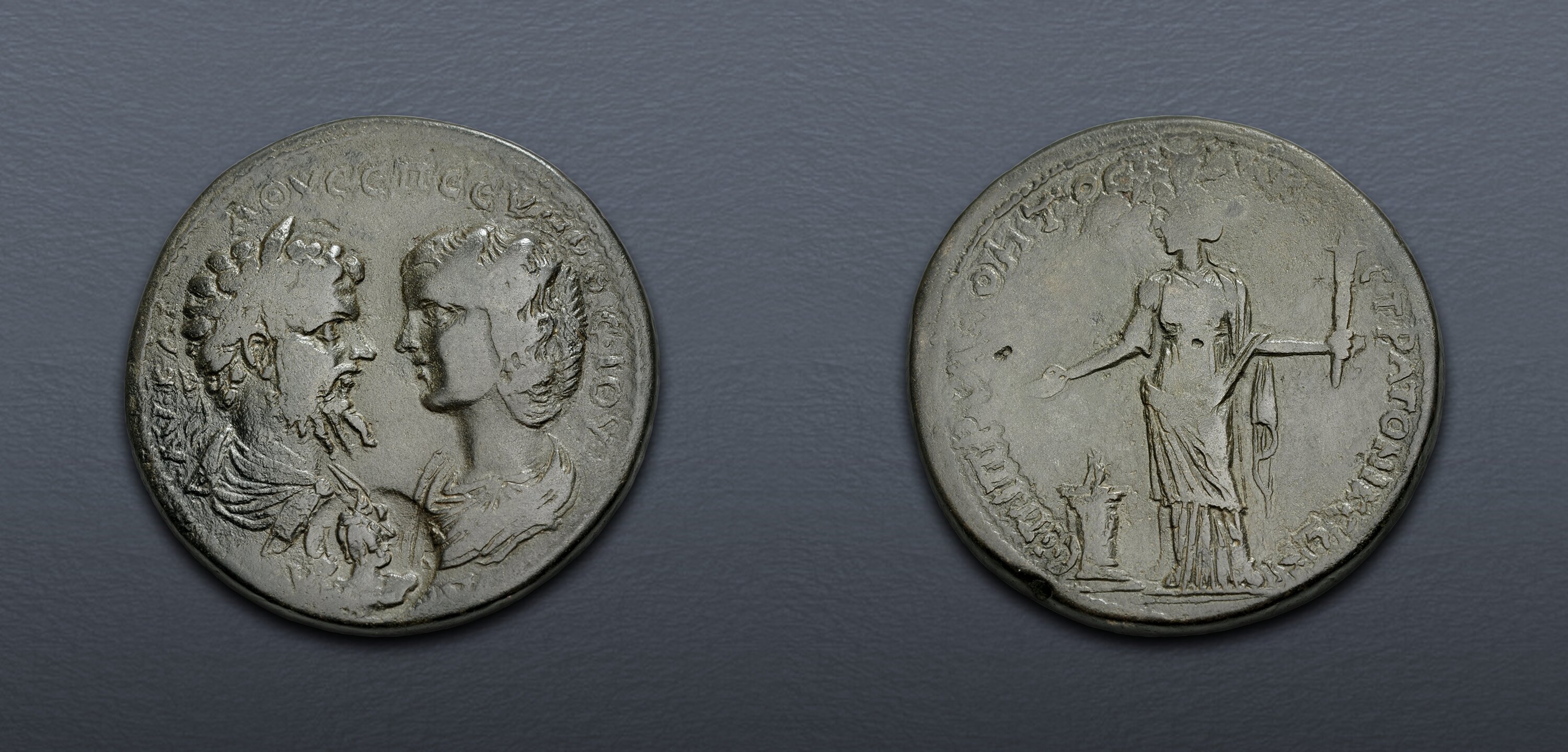 CARIA, Stratonicaea. Septimius Severus, with Julia Domna. AD 193-211. Æ ...