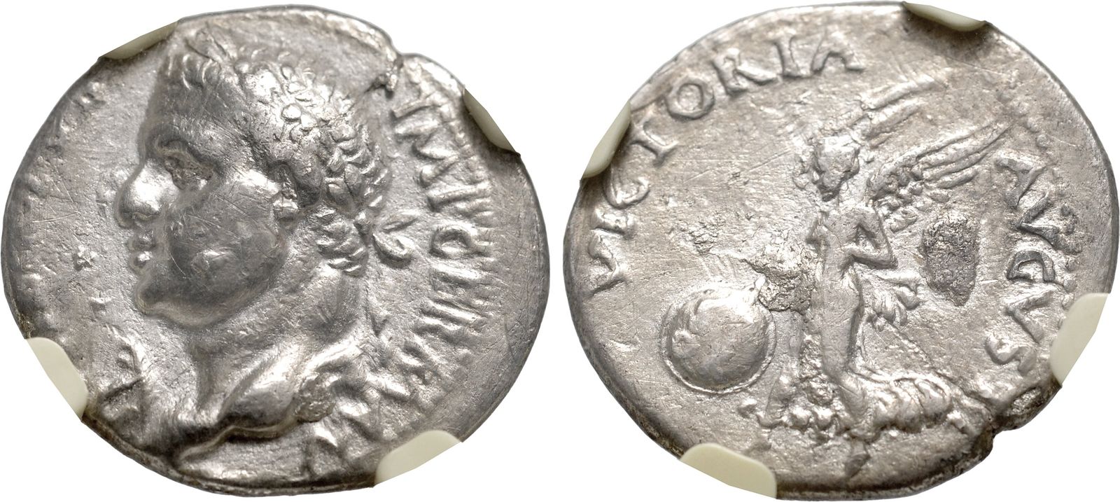 Vitellius. AD 69. AR Denarius (17.5mm, 3.09 g, 7h). Spanish mint ...