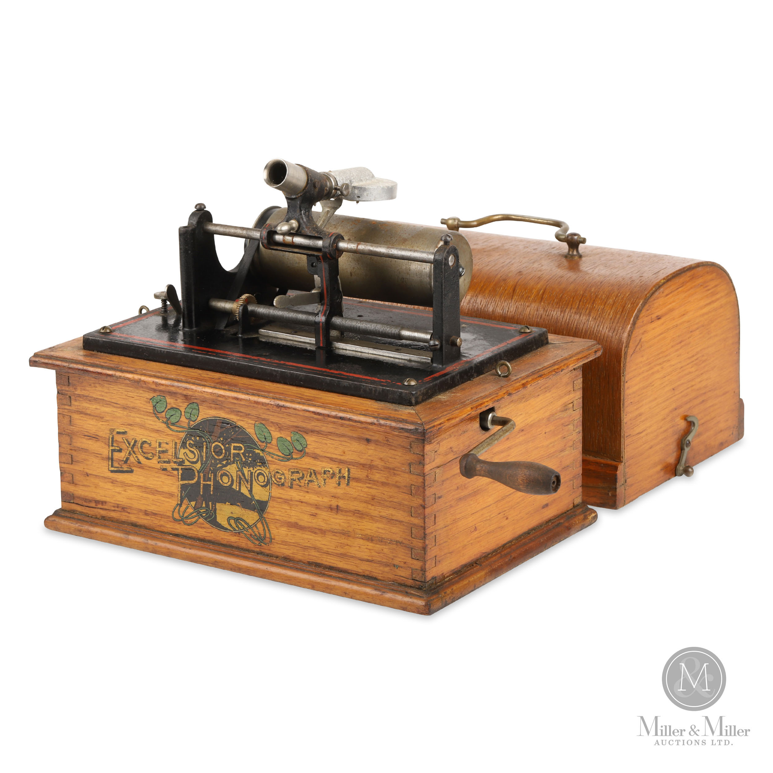 German Excelsior Cylinder Phonograph | Barnebys
