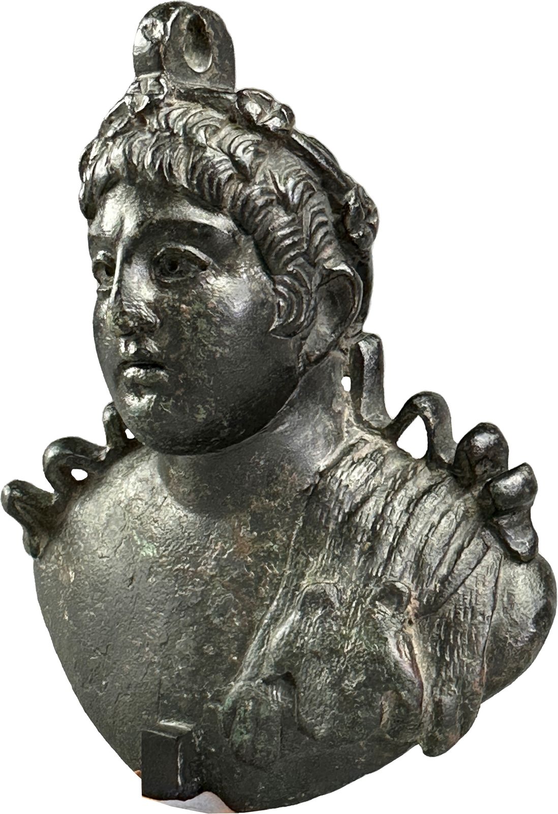 Exceptional Bronze Steelyard Weight Modeled After the Emperor Nero ...