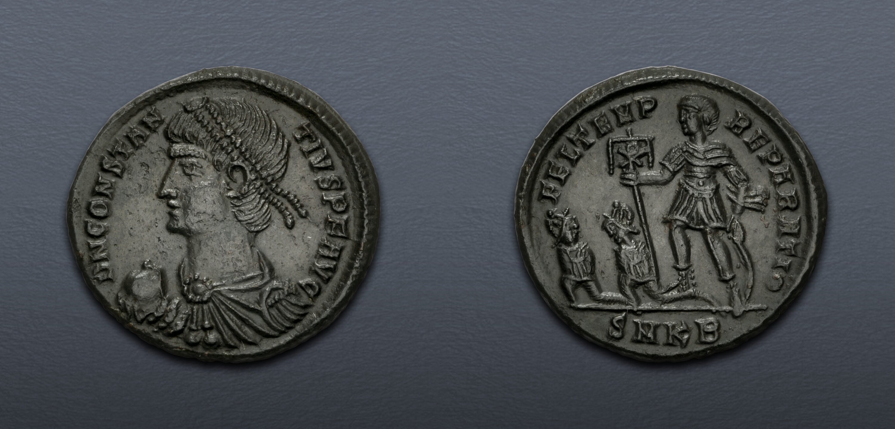 Constantius II. AD 337-361. Æ (21.5mm, 4.62 g, 12h). Cyzicus mint, 2nd ...