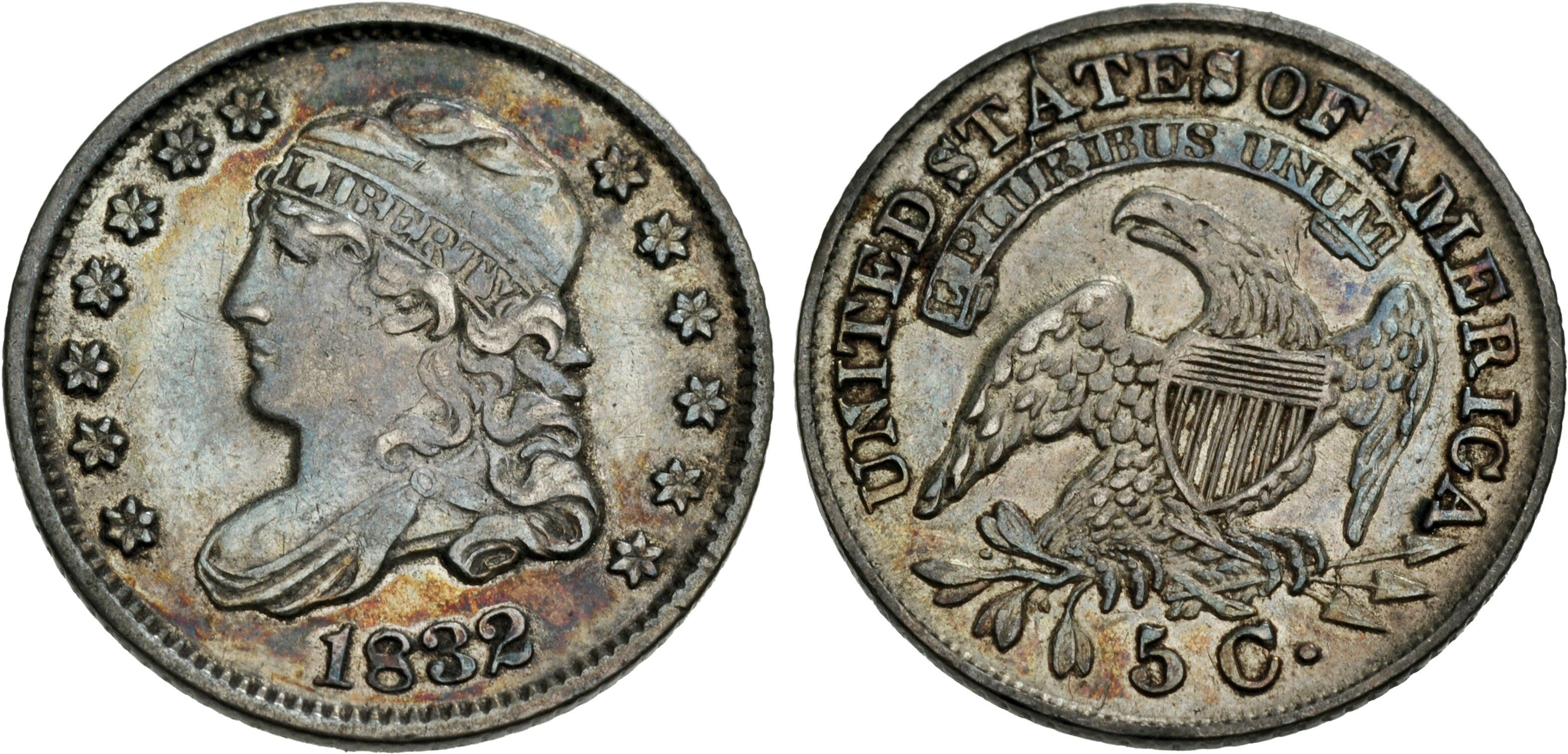 Capped Bust Half Dimes. Partial set. AG to EF details. | Classical ...