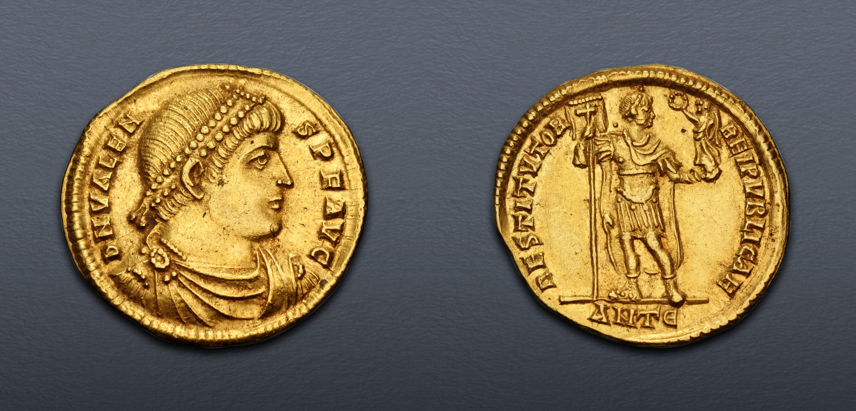 Valens. AD 364-378. AV Solidus (21.5mm, 4.48 g, 5h). Antioch mint, 5th ...