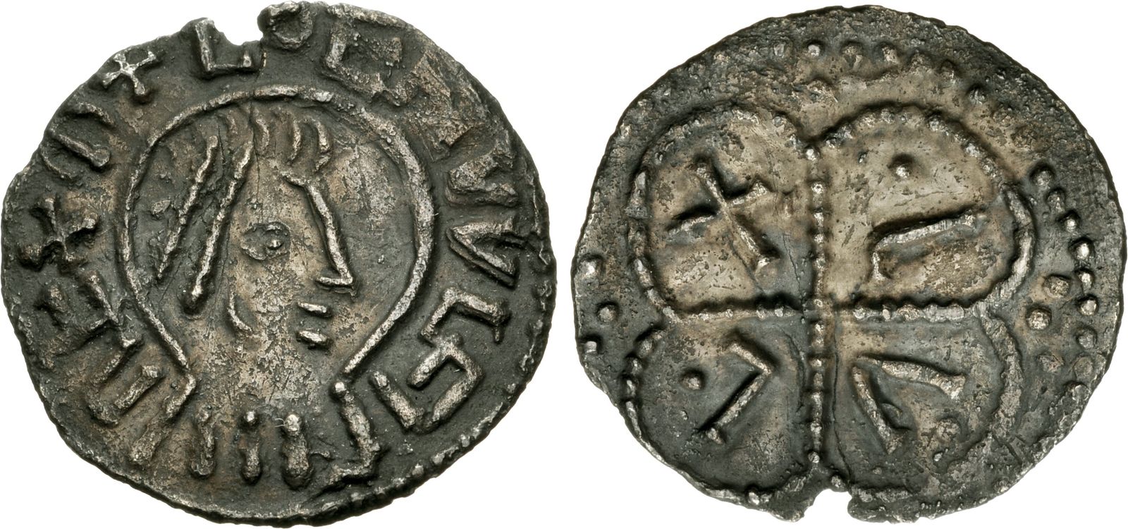 ANGLO-SAXON, Kings of Mercia. Coenwulf. 796-821. AR Penny (20mm, 1.28 g ...