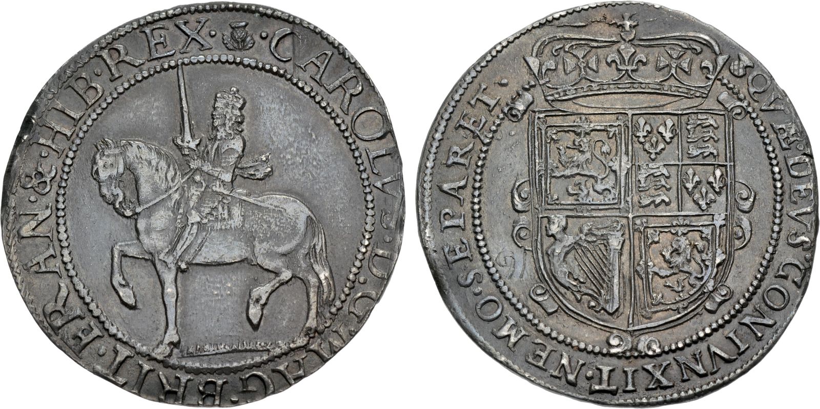 SCOTLAND. Charles I. 1625-1649. AR Thirty Shillings (35mm, 14.78 g, 6h ...