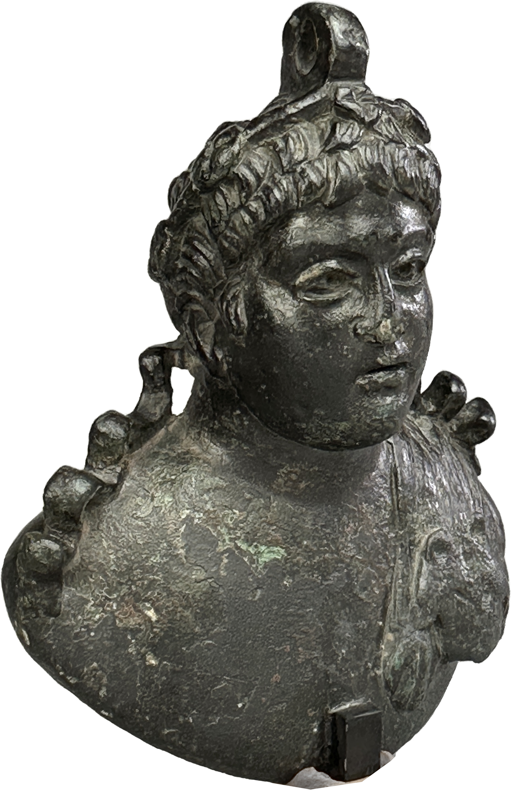 Exceptional Bronze Steelyard Weight Modeled After the Emperor Nero ...