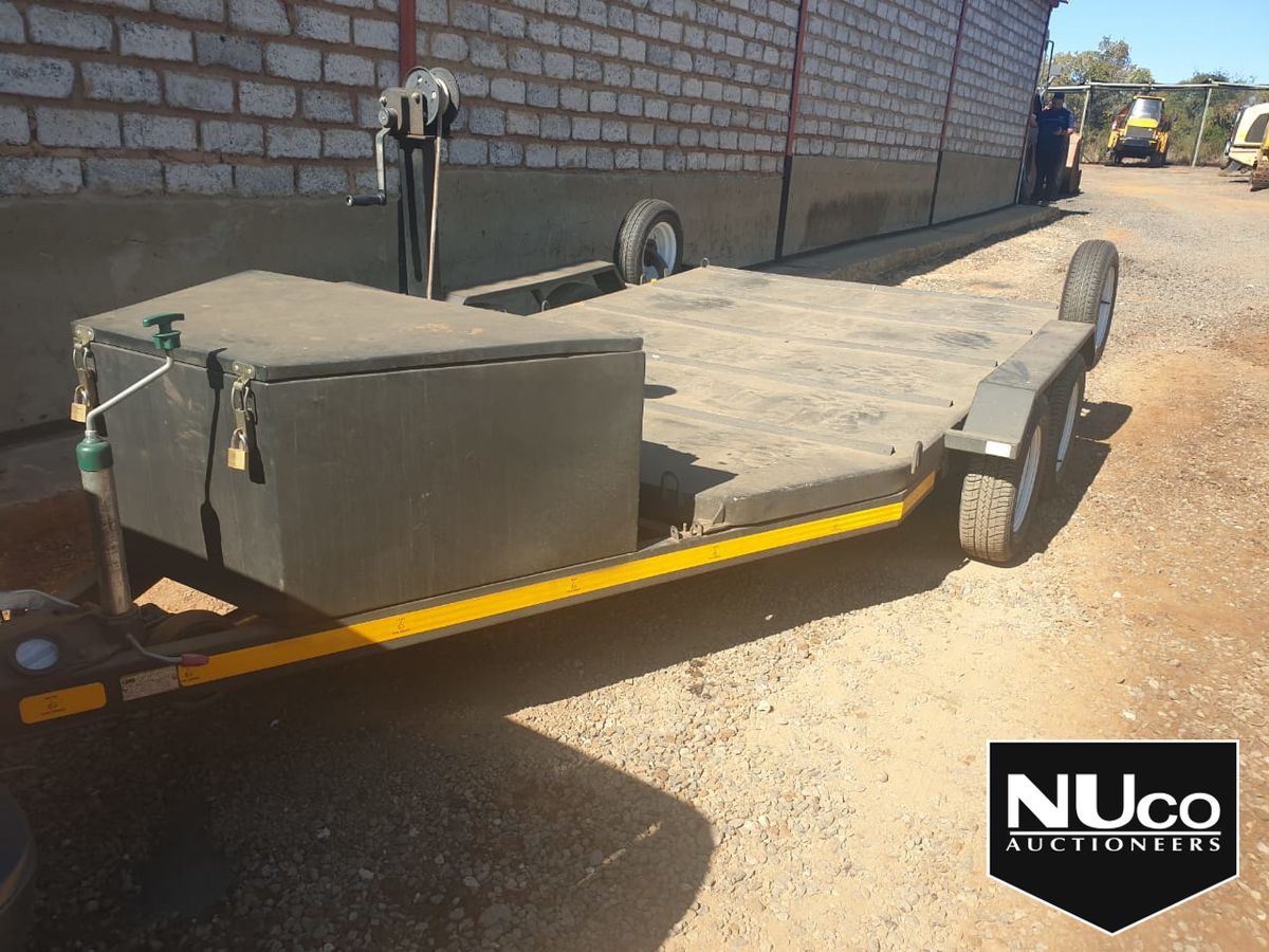 BREAKNECK DOUBLE AXLE TRAILER WITH 2X SPARE WHEELS | NUco Auctioneers