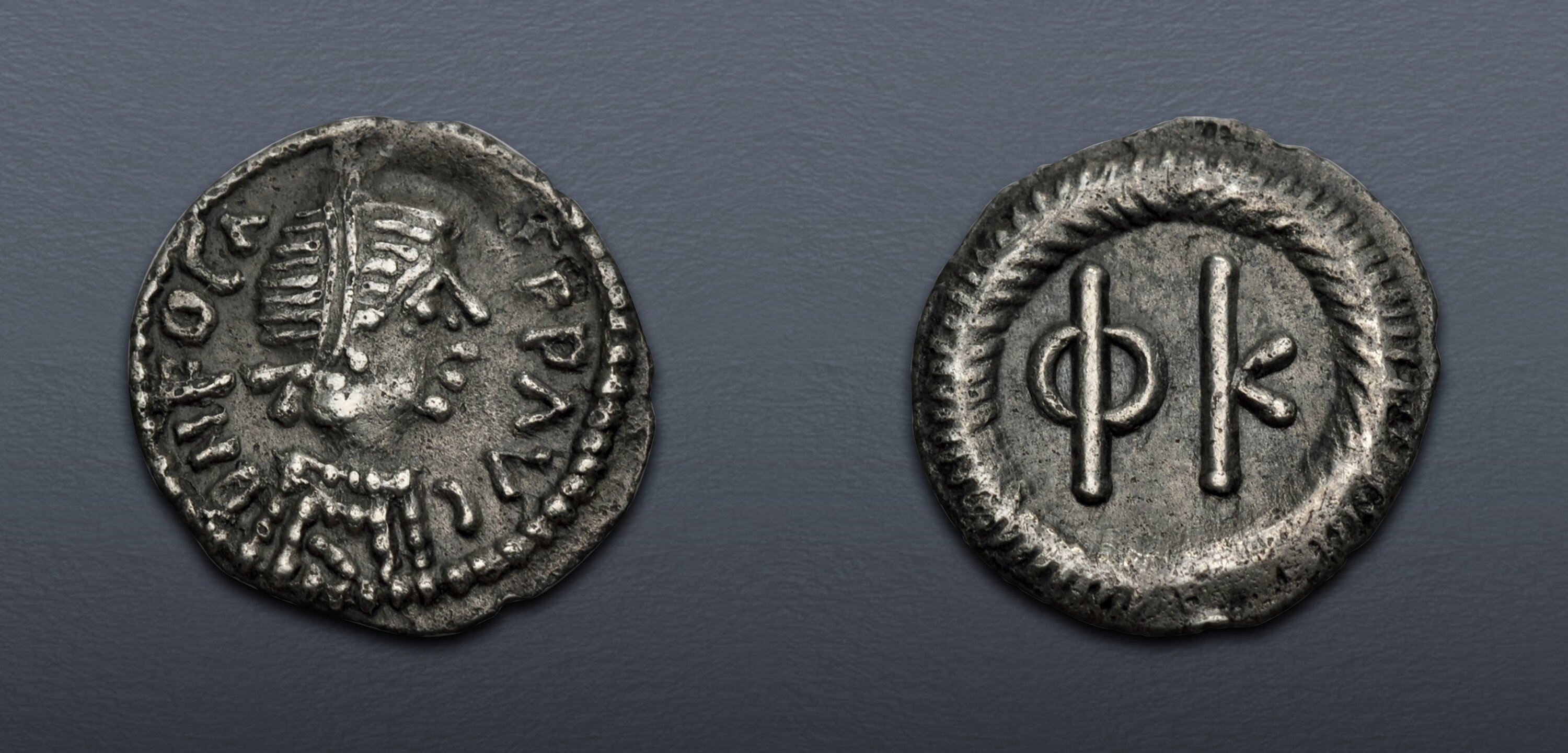Phocas. 602-610. AR Quarter Siliqua – 120 Nummi (10mm, 0.38 g, 6h ...