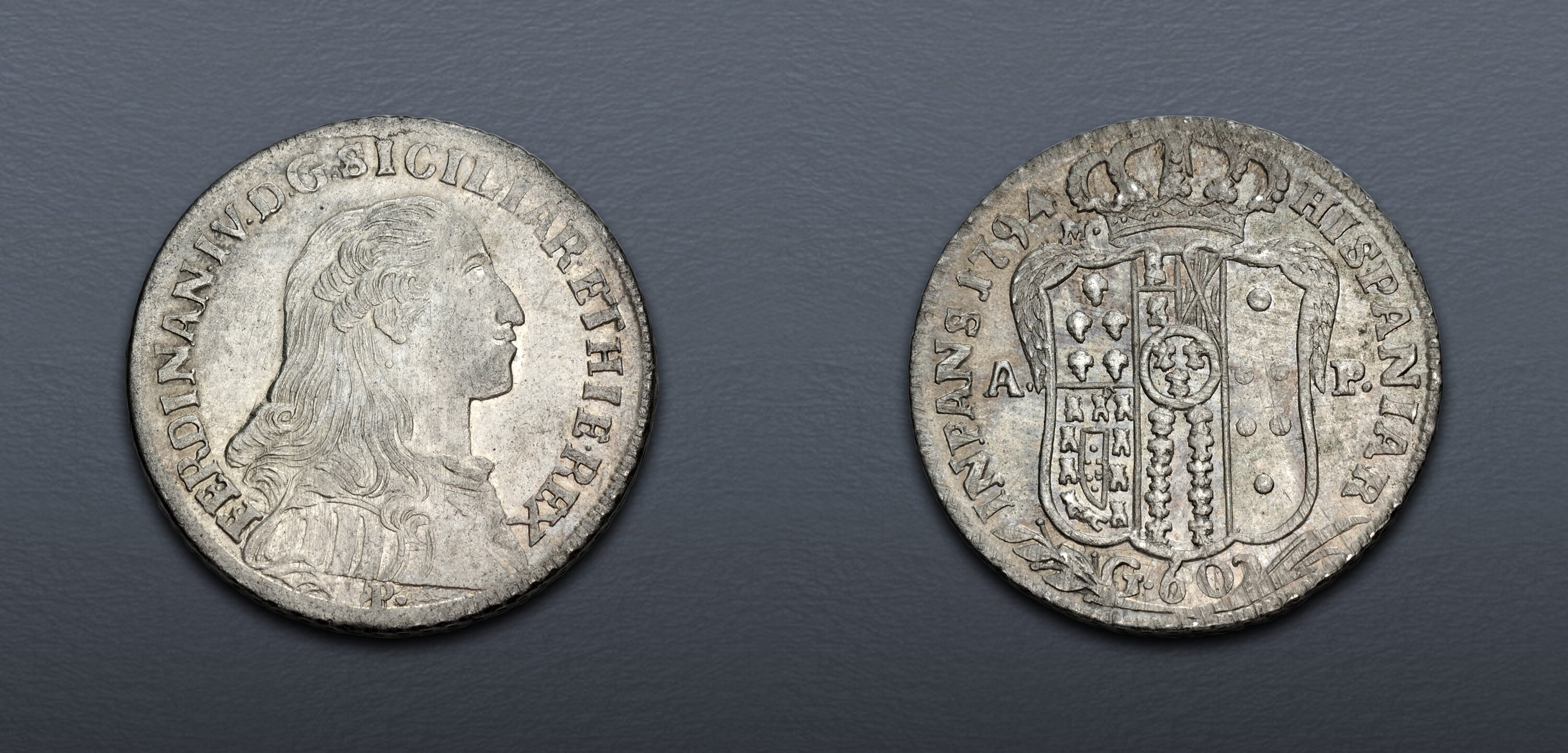 ITALY, Napoli (Kingdom). Ferdinando IV di Borbone. First reign, 1759 ...