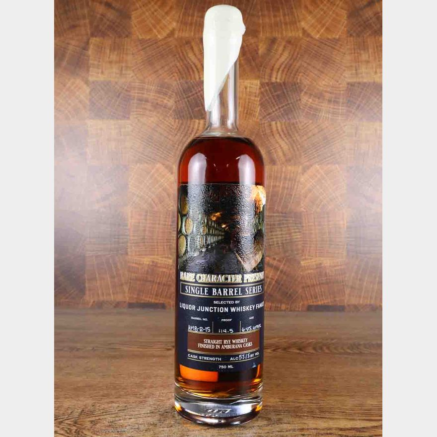 Rare Character 6 Year 'Amburana Cask' Rye 'Liquor Junction' Private ... Rare Character 6 Year 'Amburana Cask' Rye 'Liquor Junction' Private ...