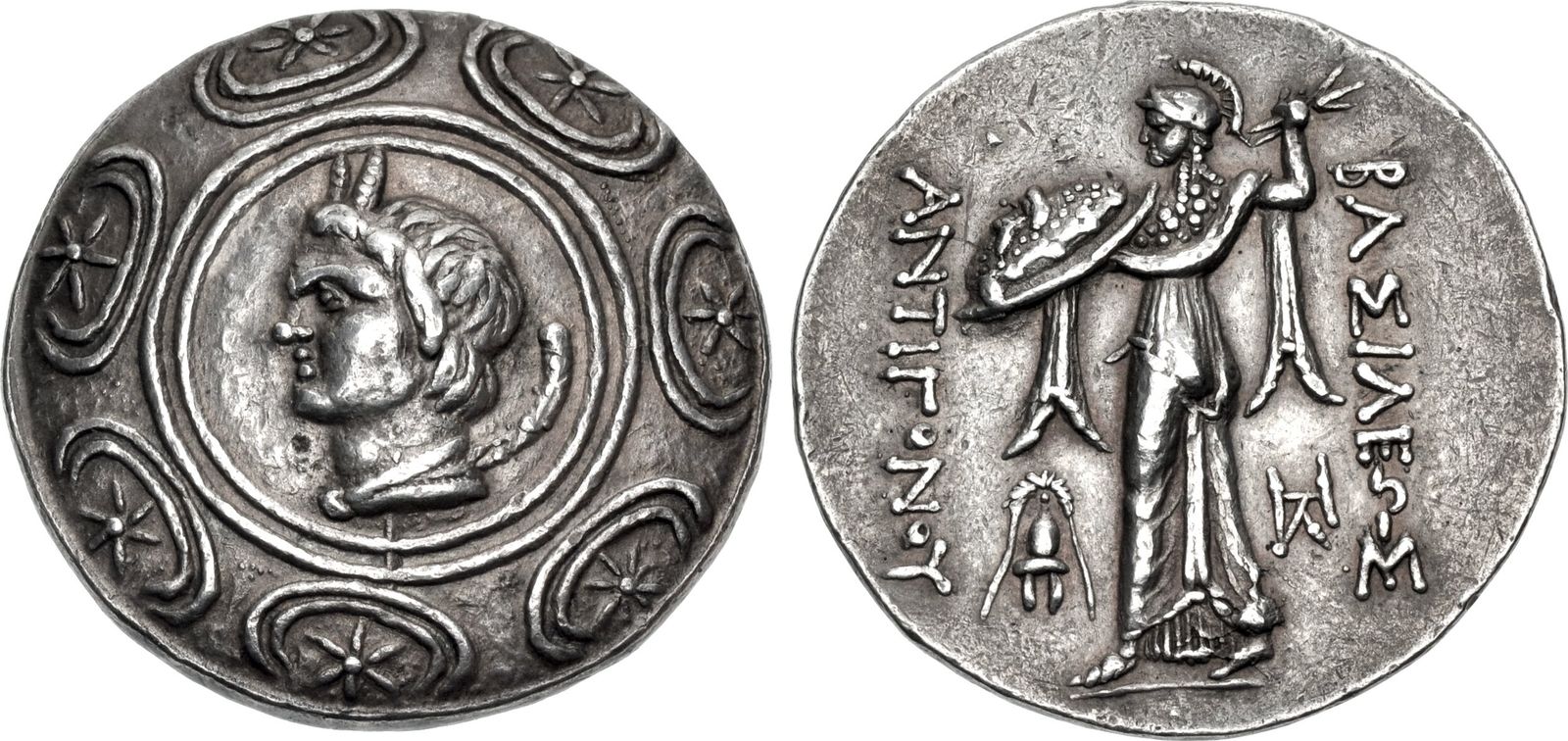 KINGS of MACEDON. Antigonos II Gonatas. 277/6-239 BC. AR Tetradrachm ...